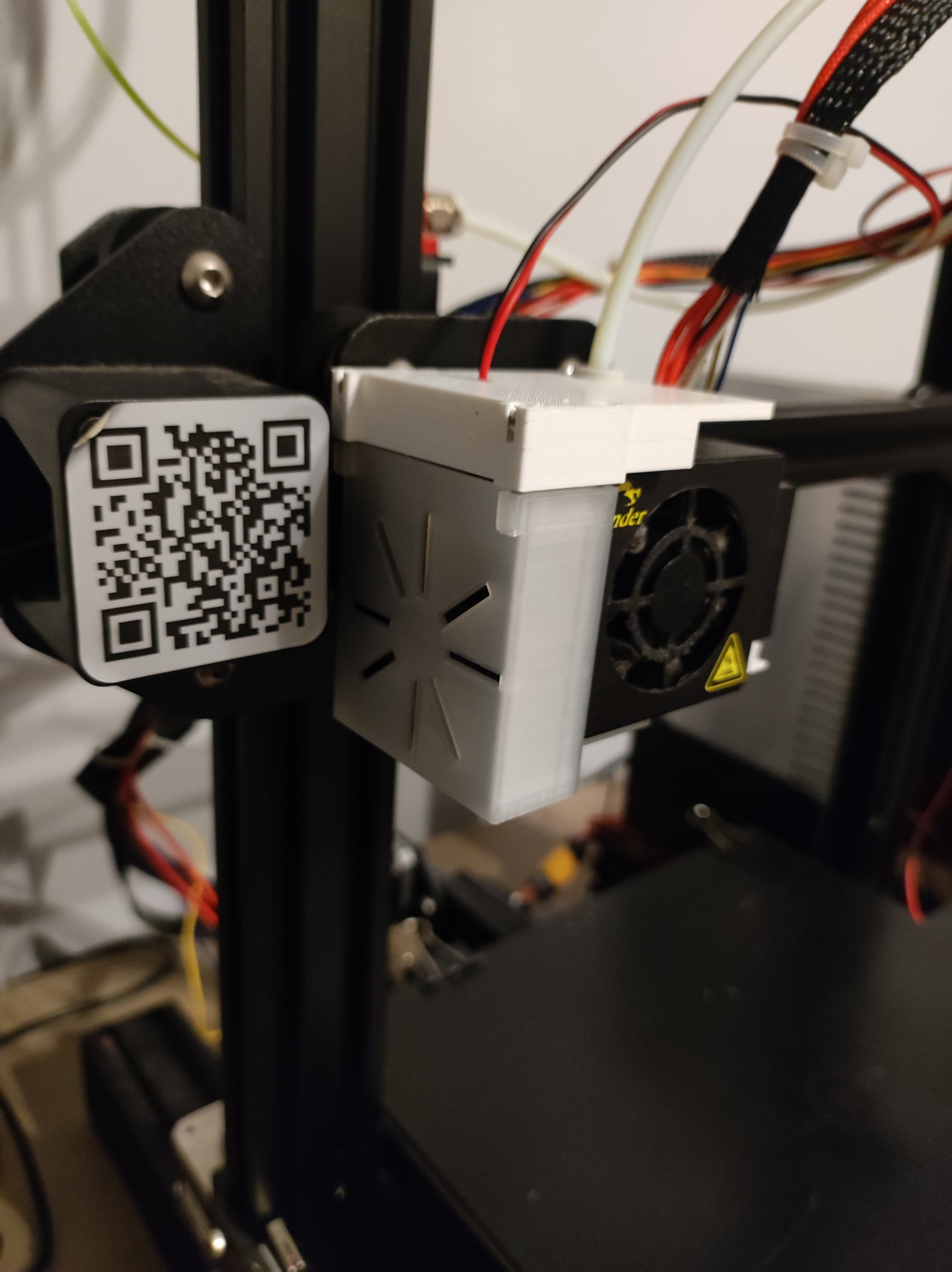 extra part cooling fan adapter ender 3 ender 3pro | 3D models download | Creality Cloud