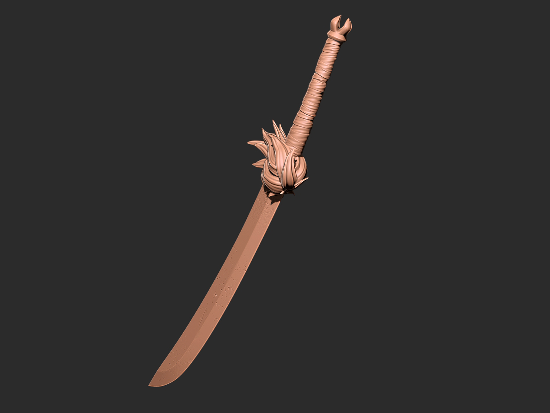 Split Soul Katana - Toji Fushiguro Jujutsu Kaisen | 3D models download ...