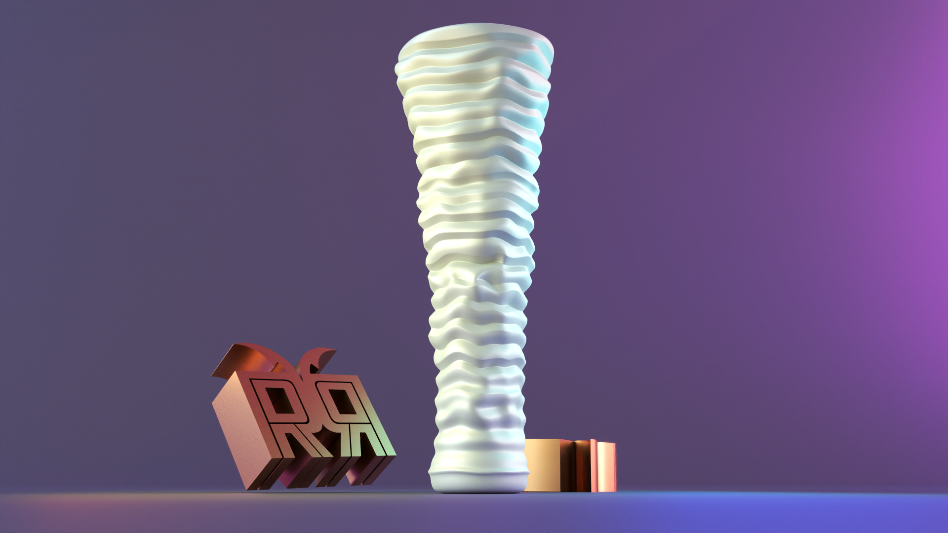 Deformed fabric parametric vase 02 | 3D models download | Creality Cloud