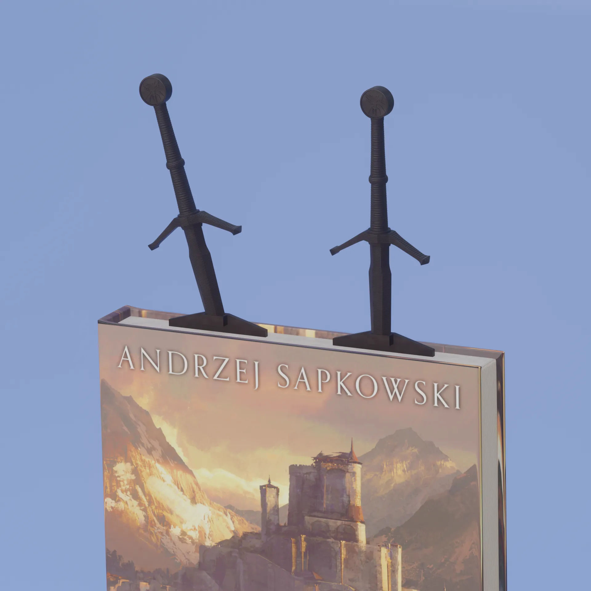 Bookmark Swords the witcher | 3D models download | Creality Cloud