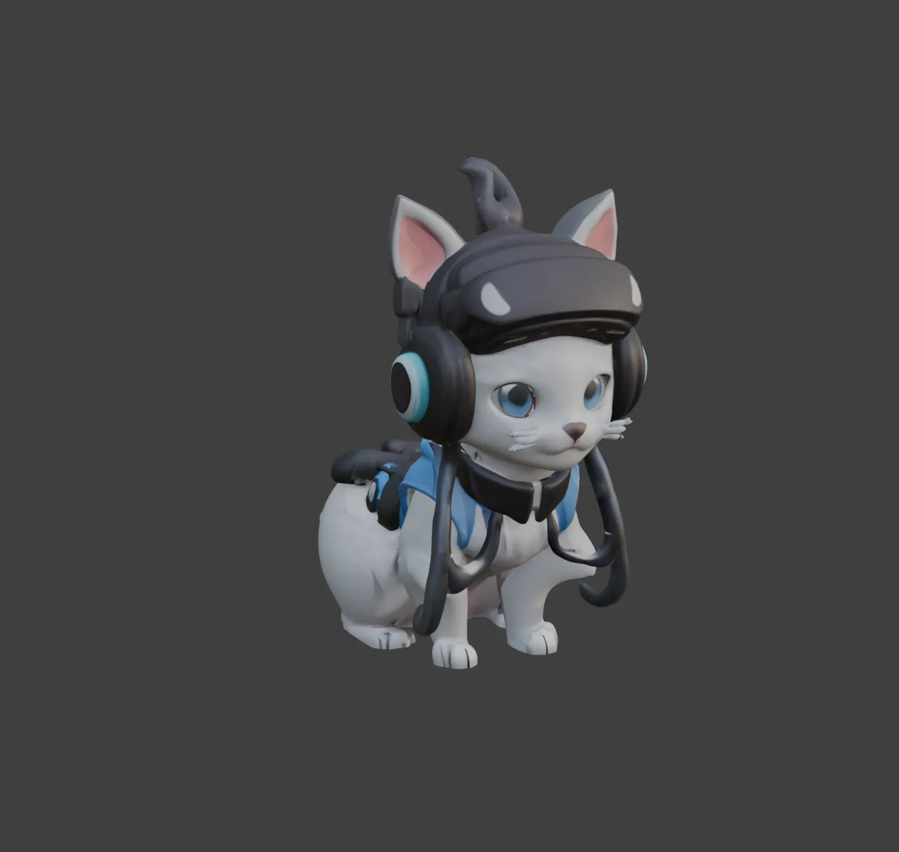 Other STL Download - VR Cat Empty insideby CrealiTale design