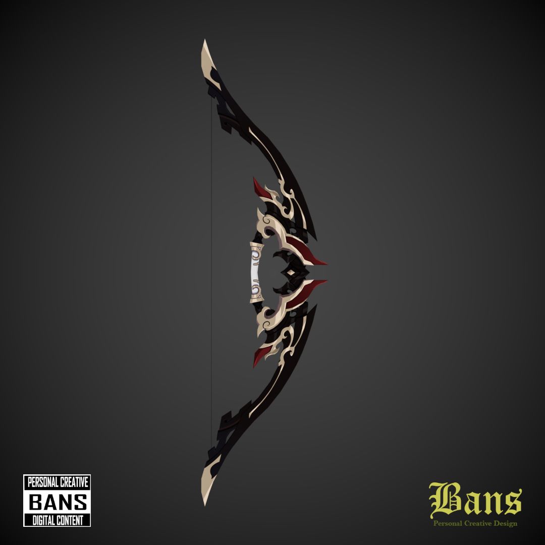 GENSHIN IMPACT - RUST BOW | 3D models download | Creality Cloud