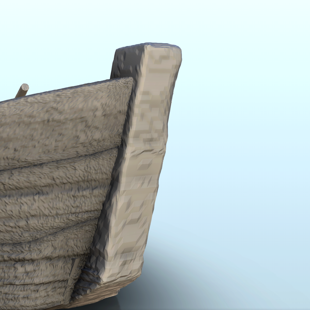 Rowboat with pile of bones - miniatures warhammer terrain sc | 3D ...