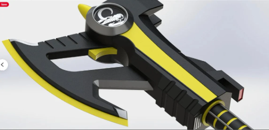 MMPR - Black Ranger Power Axe