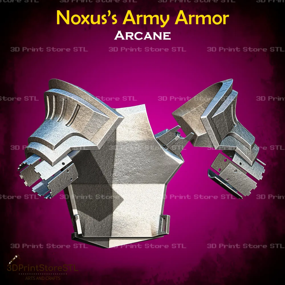 Cosplay STL Download - Noxus Army Armor Cosplay Arcane - STL Fileby 3D ...