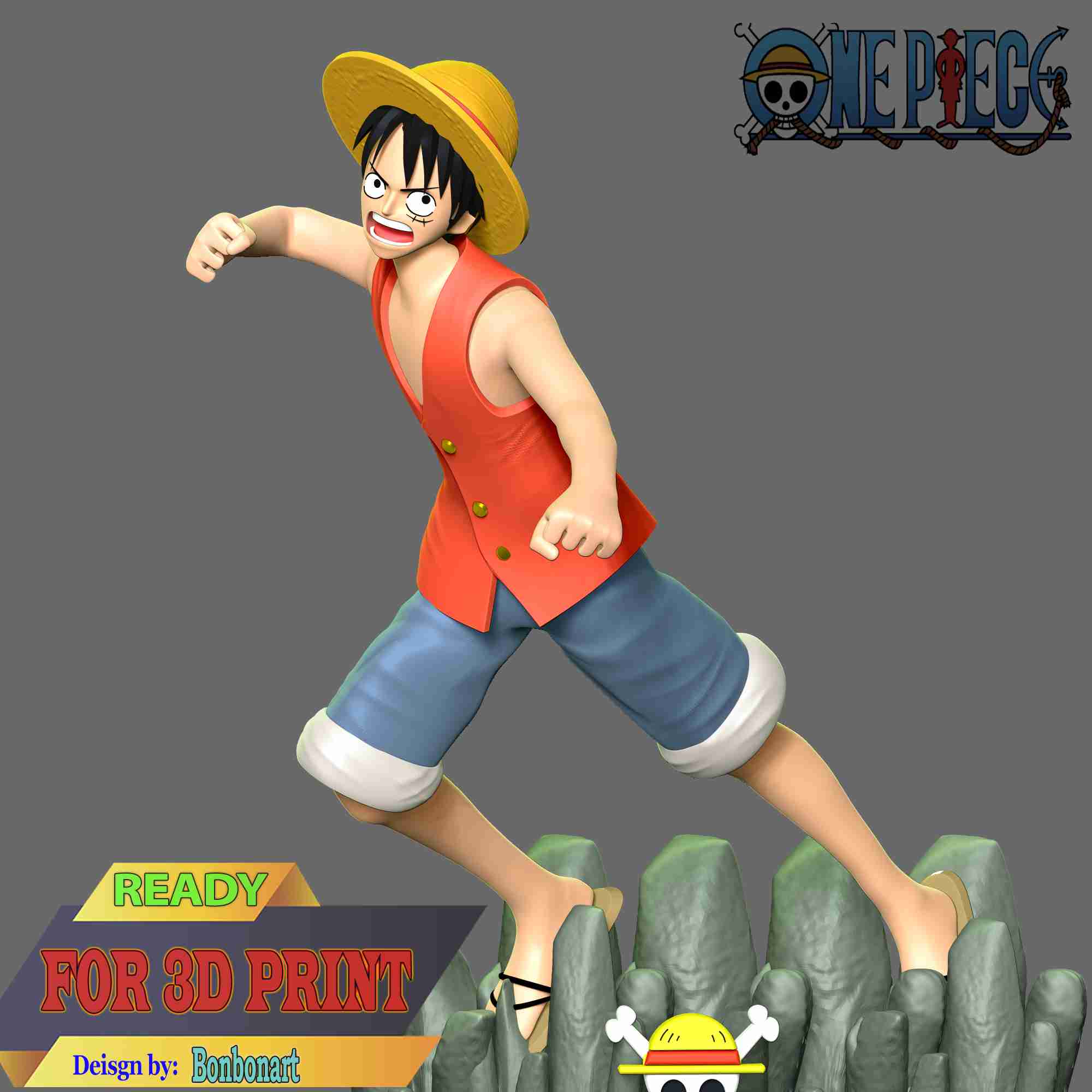 One Piece - Luffy | 3D models download | Creality Cloud