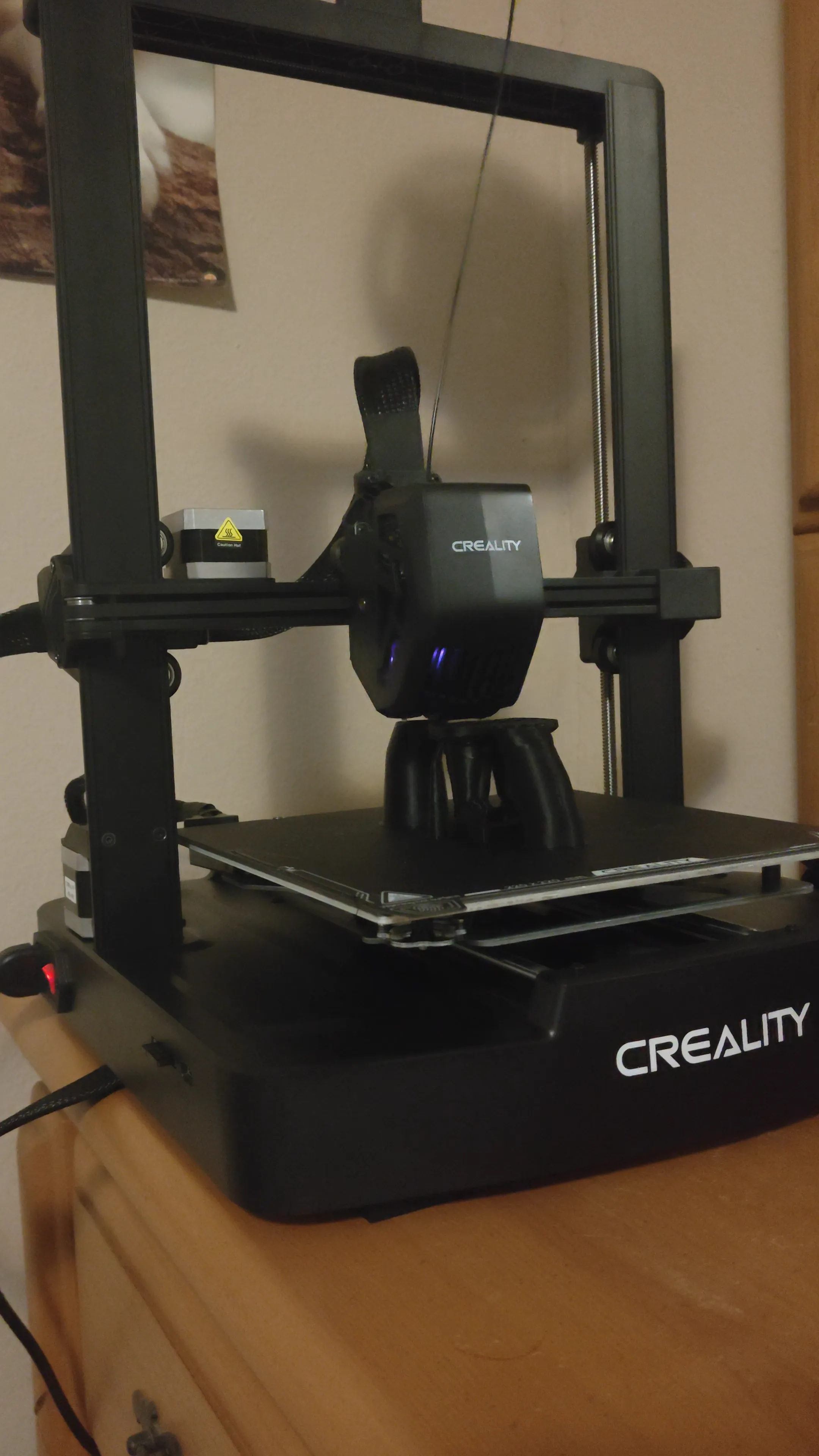 My printer is Ender v3 KE. The printer was working fine. But today when I start printing my work ...