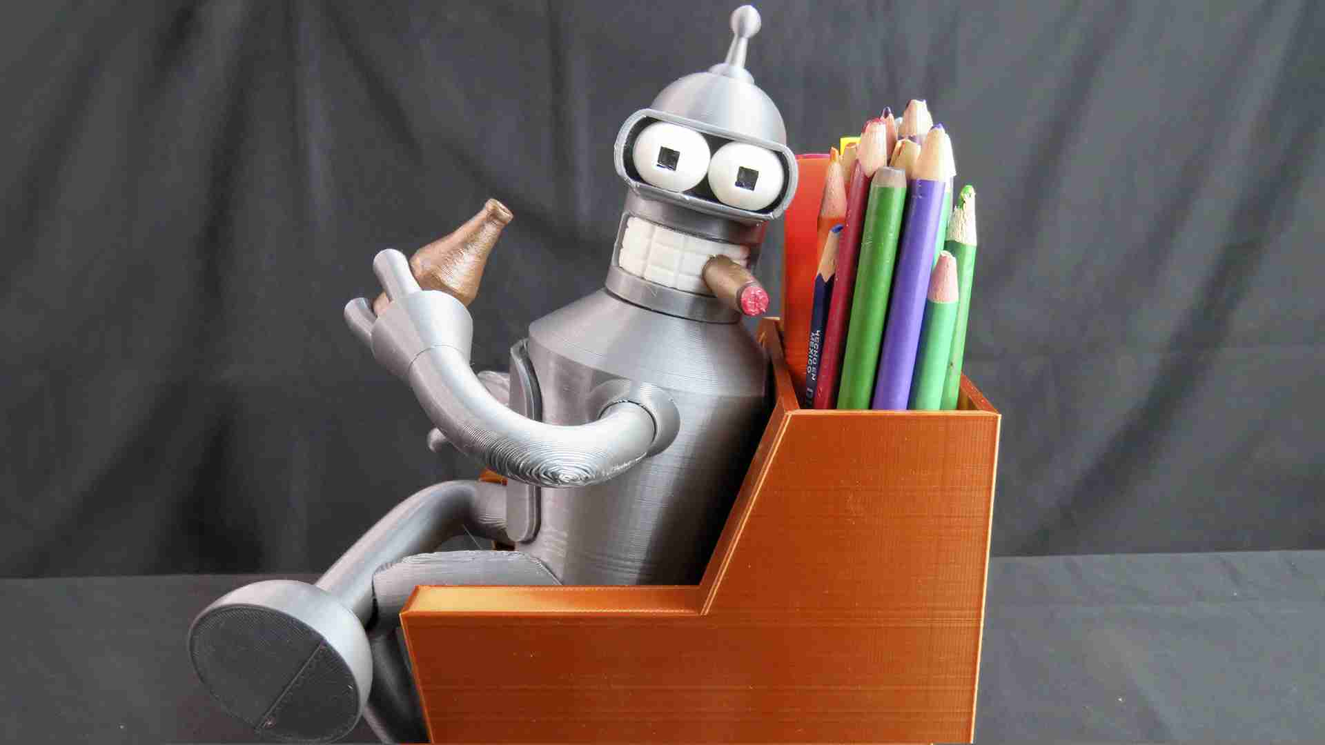 BENDER PENCIL FANART | 3D models download | Creality Cloud