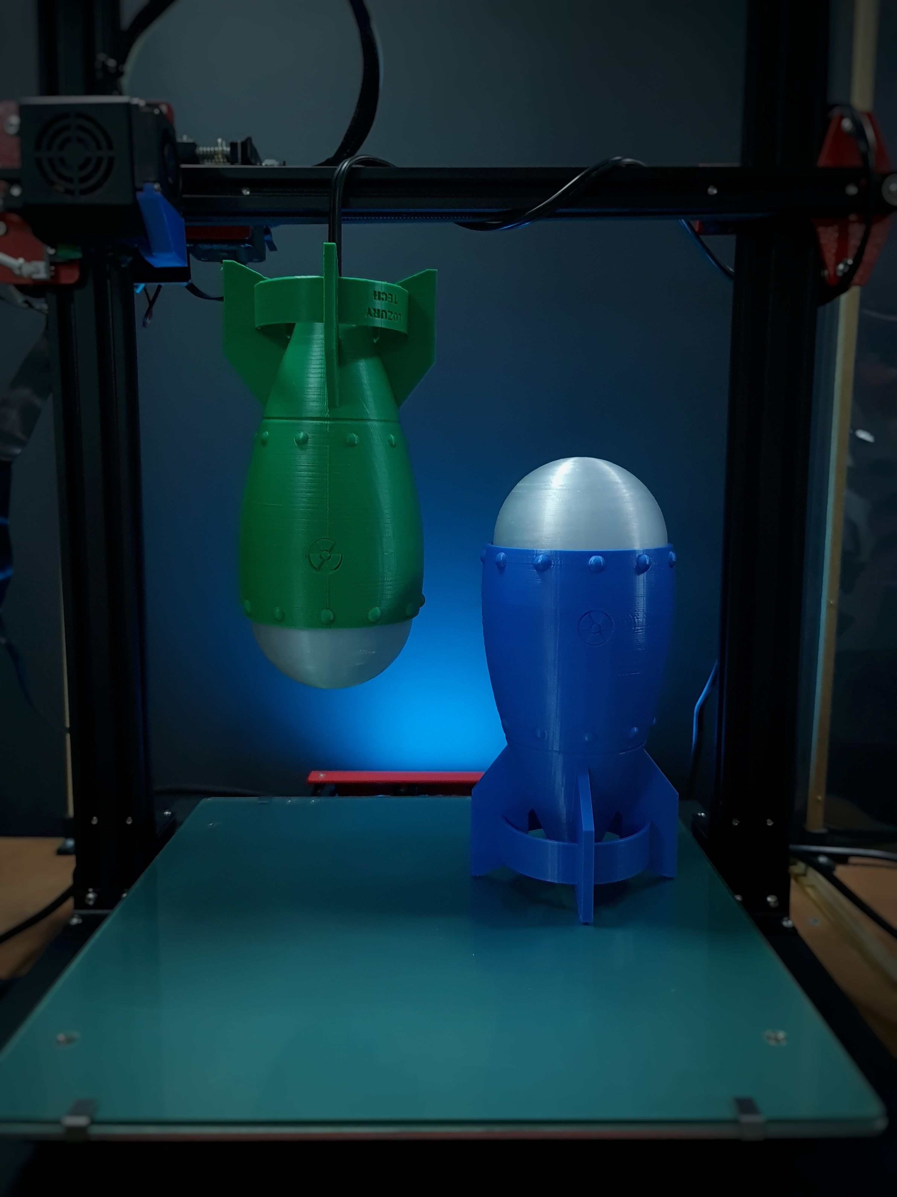 LAMPARA DE BOMBA NUCLEAR | OPPENHEIMER | 3D models download | Creality ...