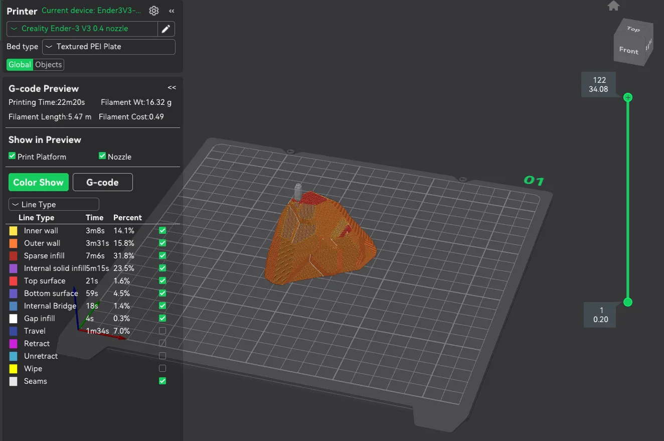 3D Printer Files | 3MF File | A Low Poly Boulder | Creality Cloud