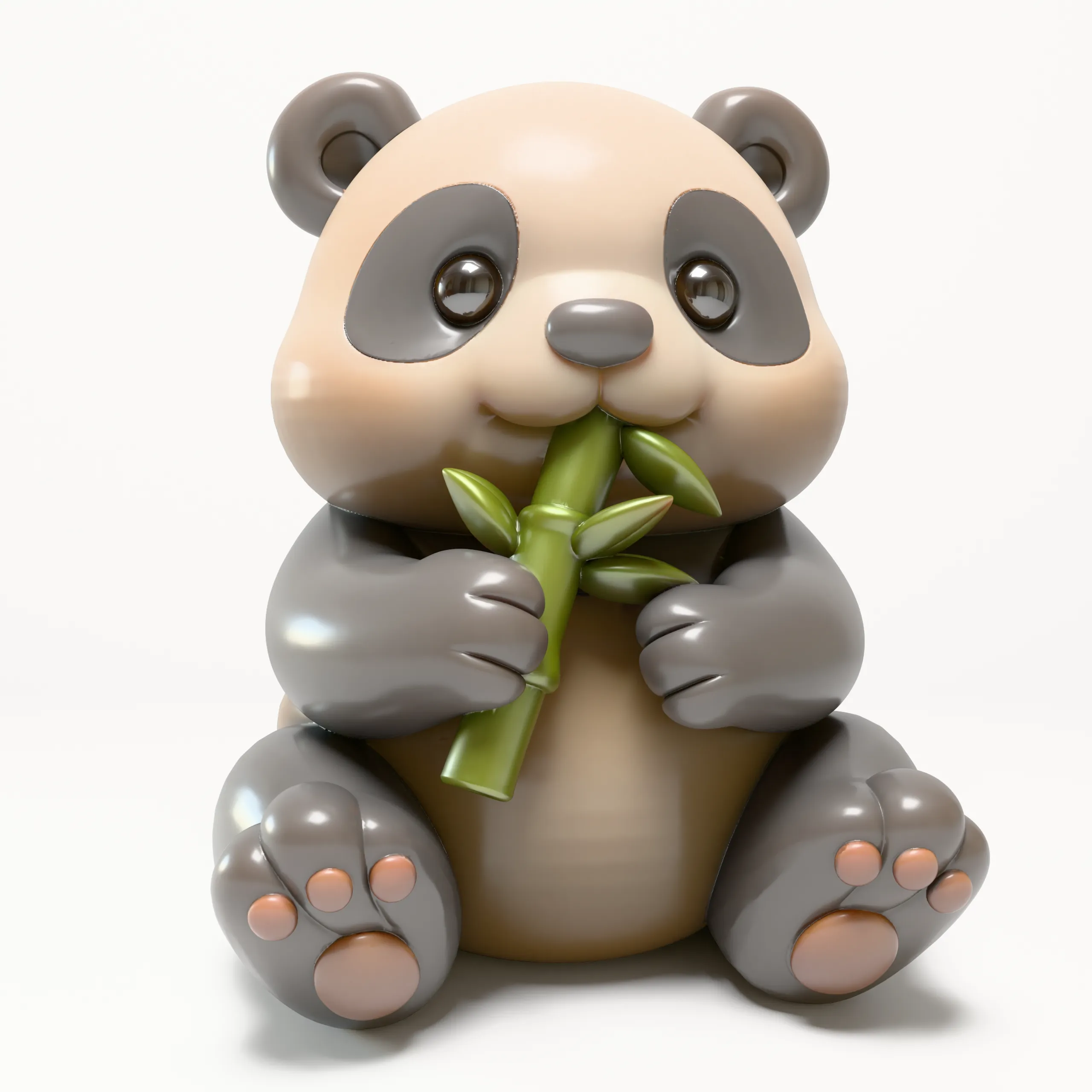 3D Printer Files | 3MF File | Panda Fan Art | Creality Cloud