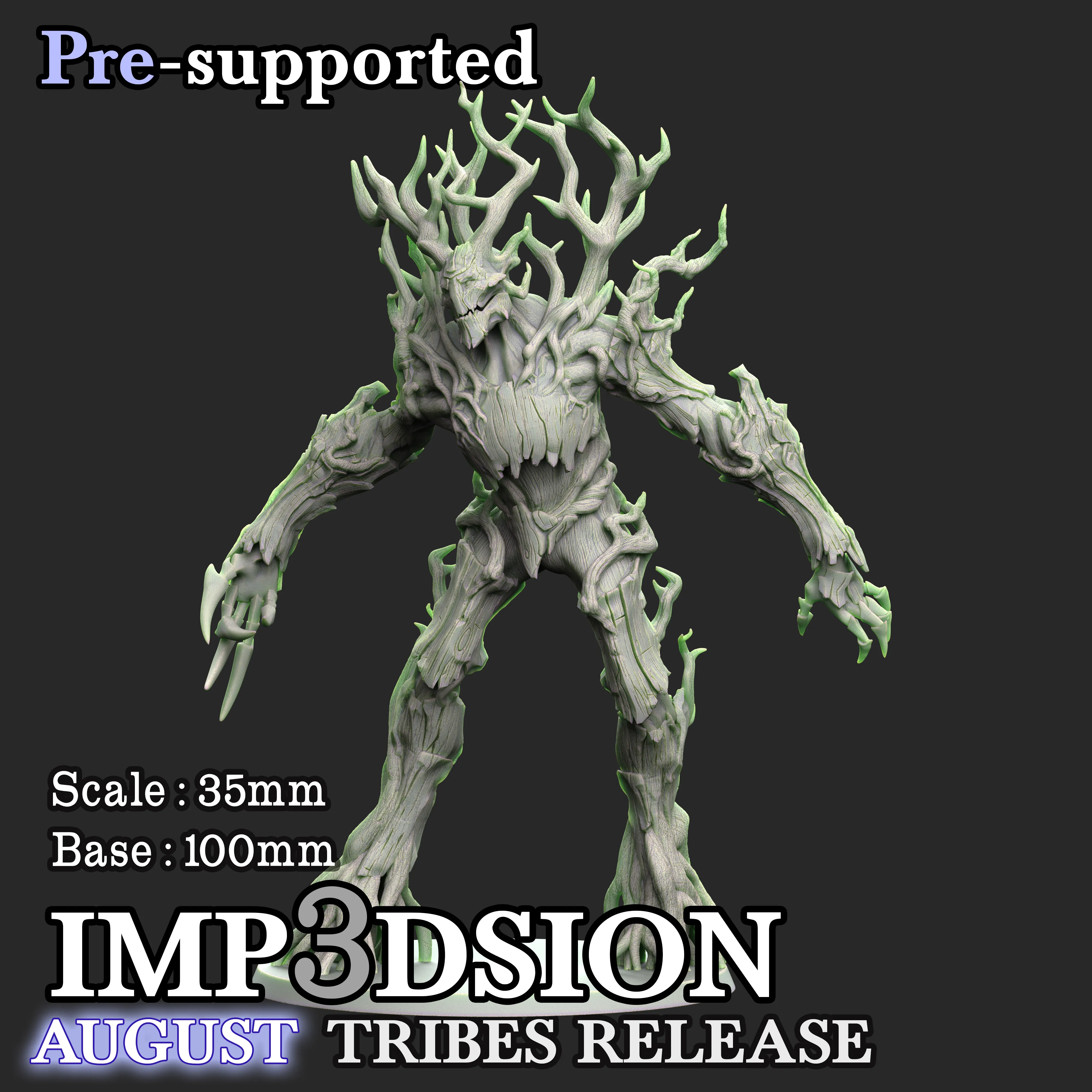 Characters & Creatures STL Download - Tree watcher pack 3 unitby Imp3dsion