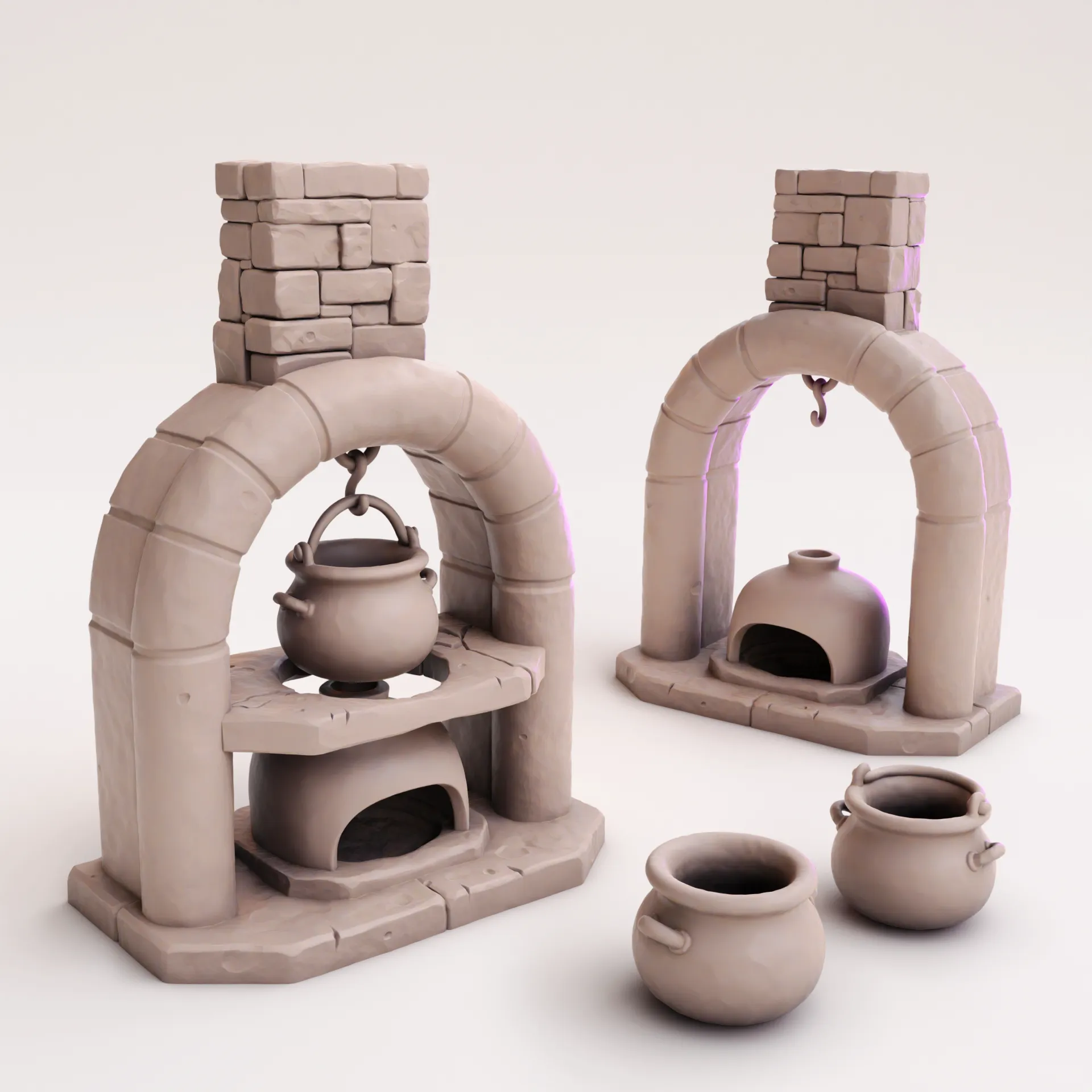 Other STL Download - Cauldron Stove | TTRPG Scatter Terrainby Forge of ...
