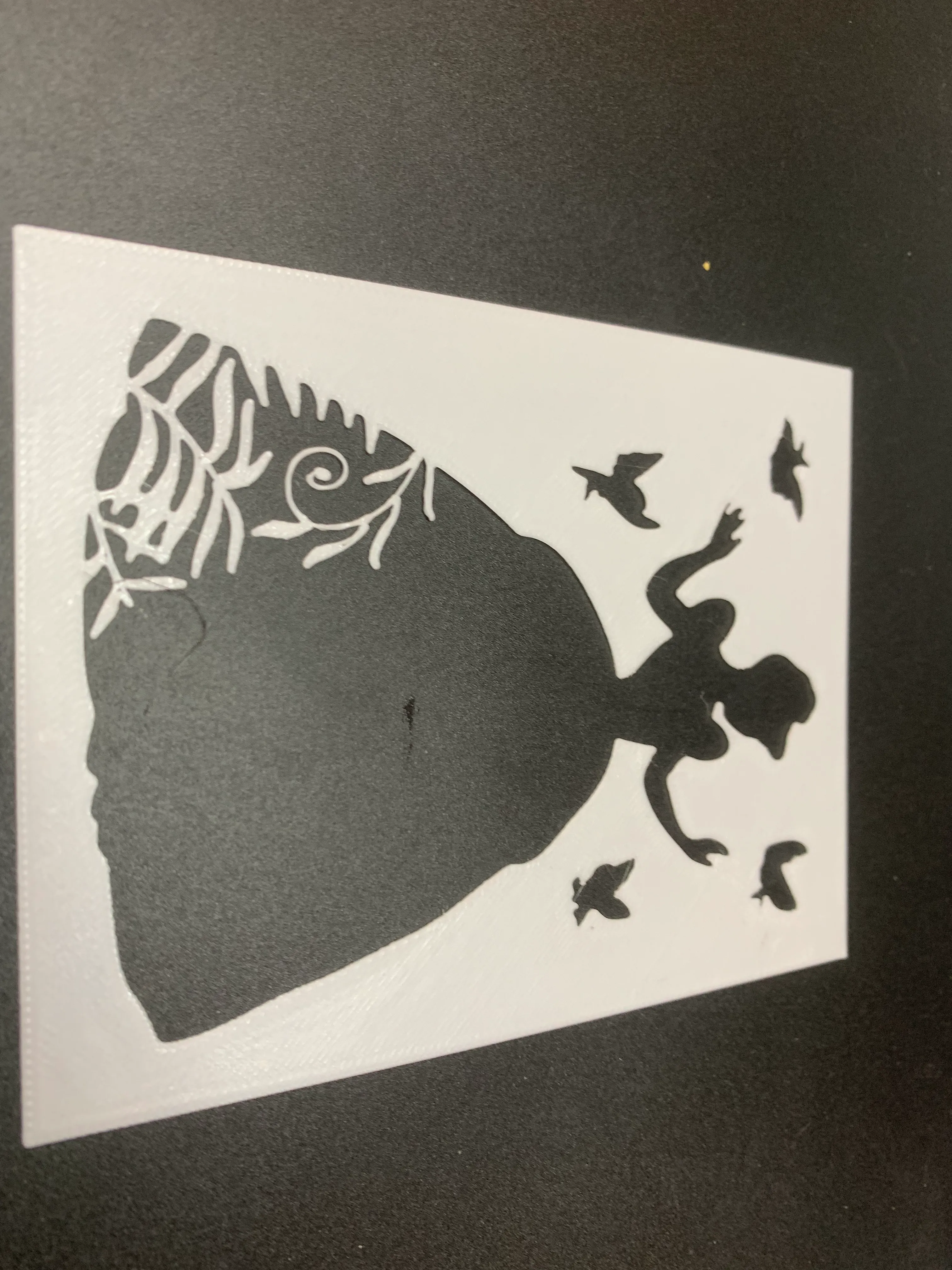 3D Printer Files | 3MF File | cenicienta lightbox (shadow box) | Creality Cloud