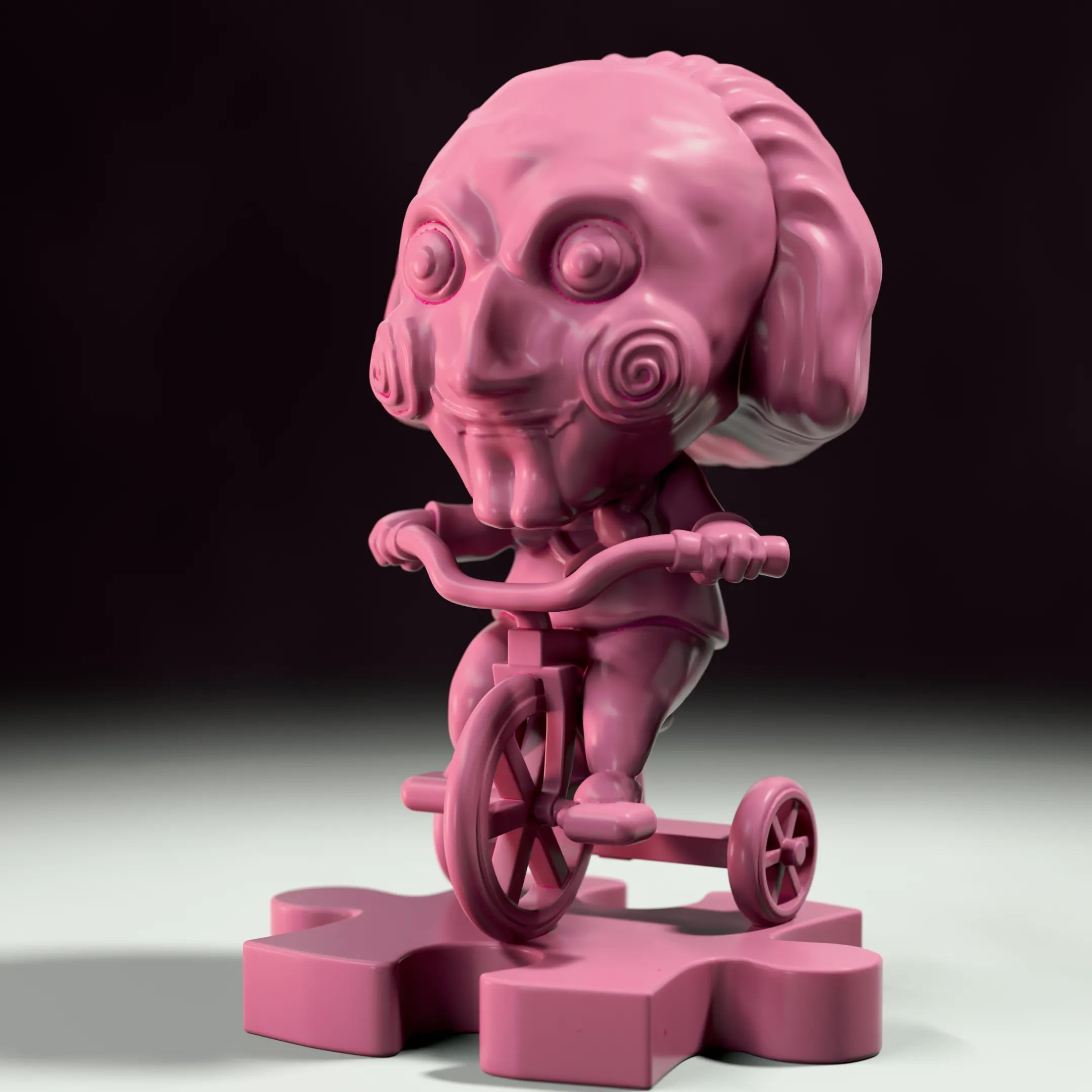 3D Printer Files | 3MF File | Billy on the Bike – Saw Fan Art 3D ...
