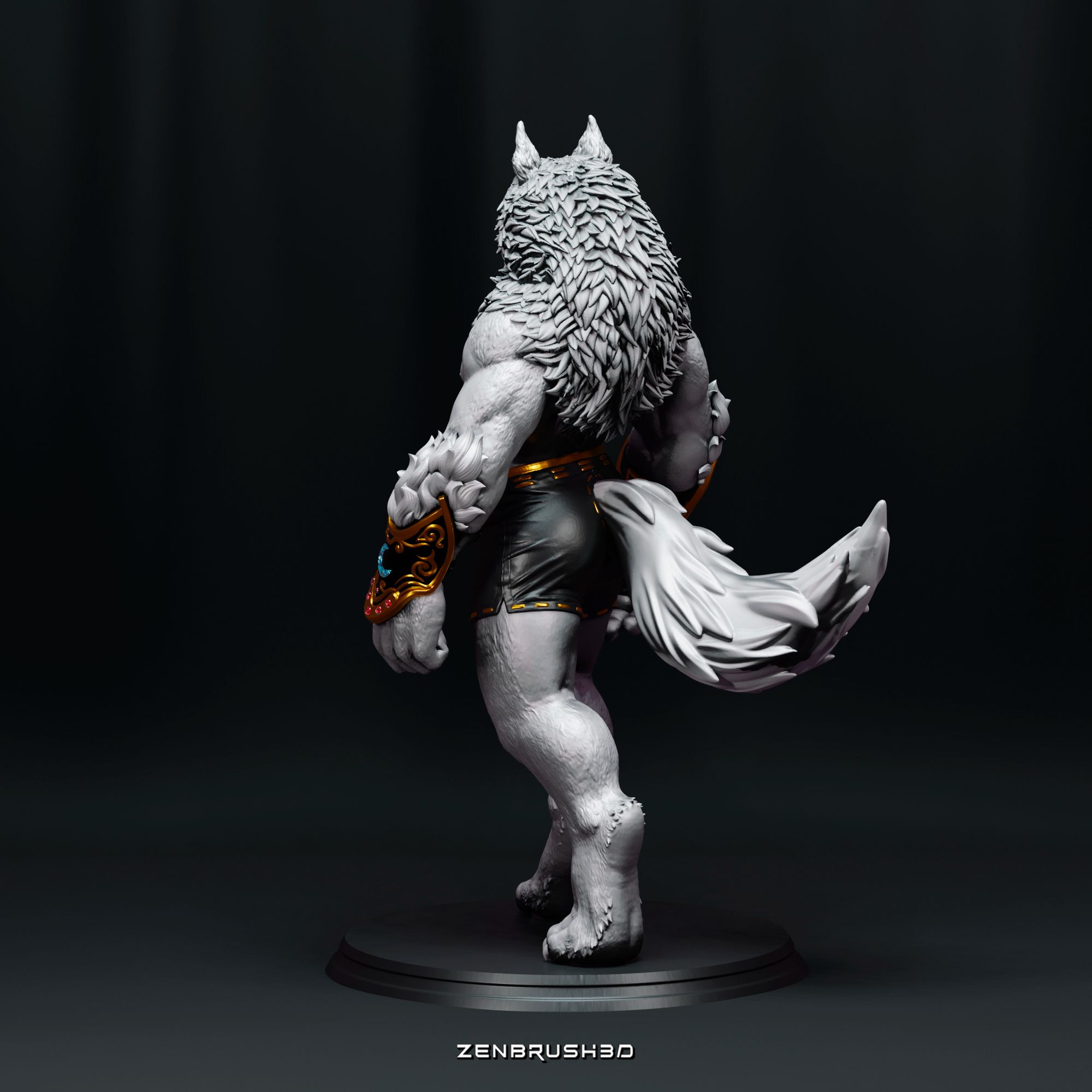 WEREWOLF - YUGO -BLOODY ROAR STL - 3D PRINTING | 3D models download ...