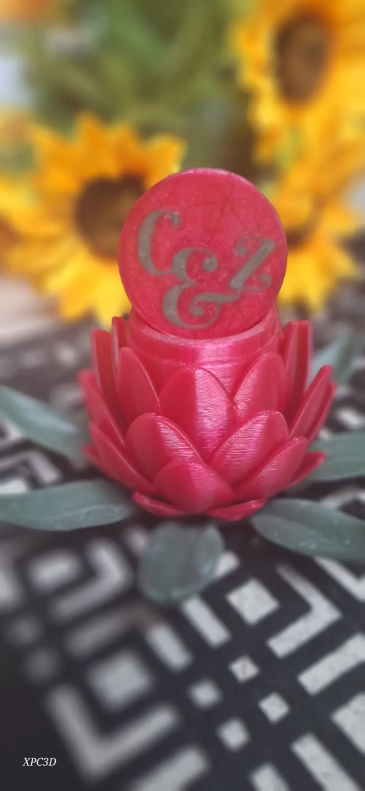 Jewelry & Accessories STL Download - Protea Flower Ring Boxby Kats3D