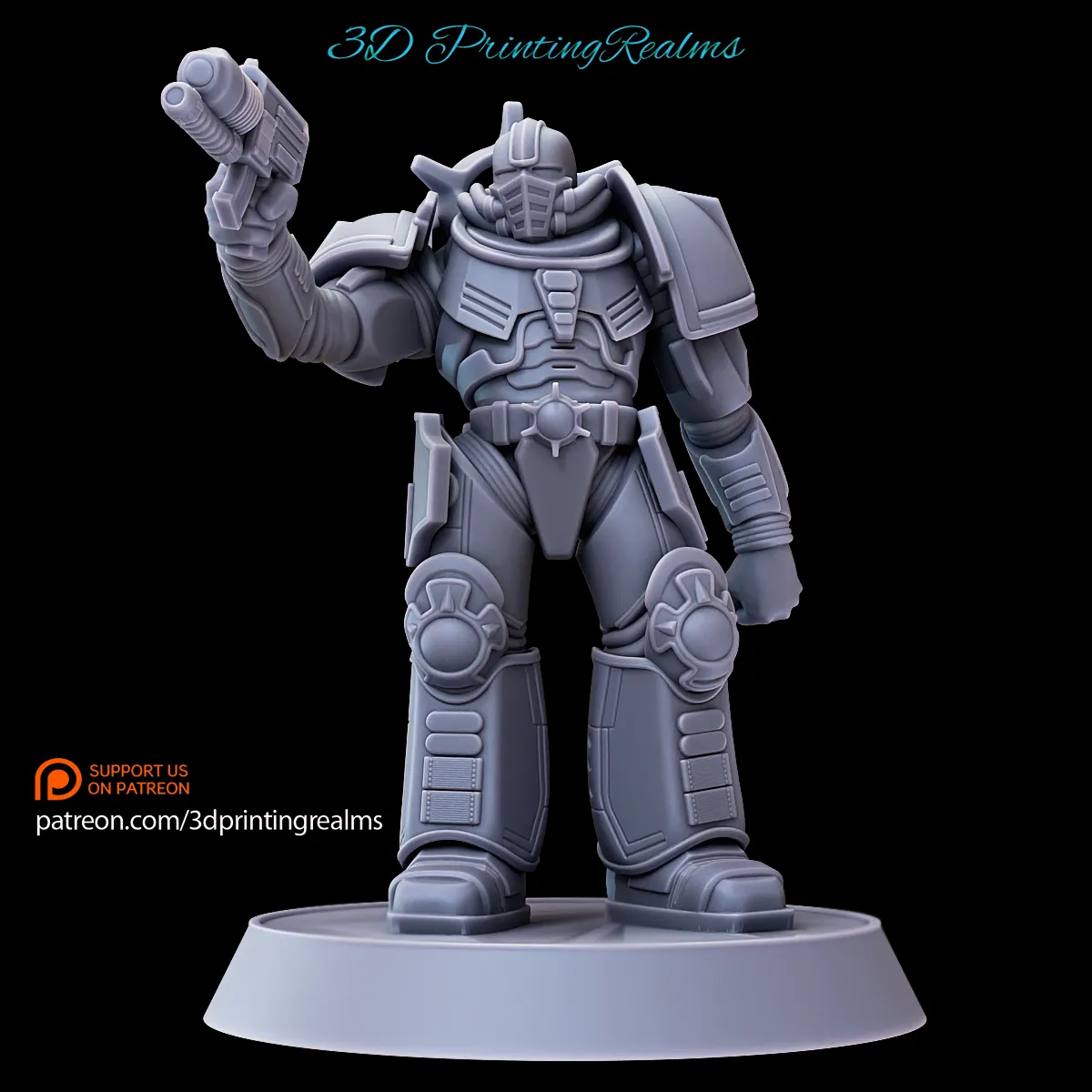 Other STL Download - Space Soldier 32mmby 3DprintingRealms