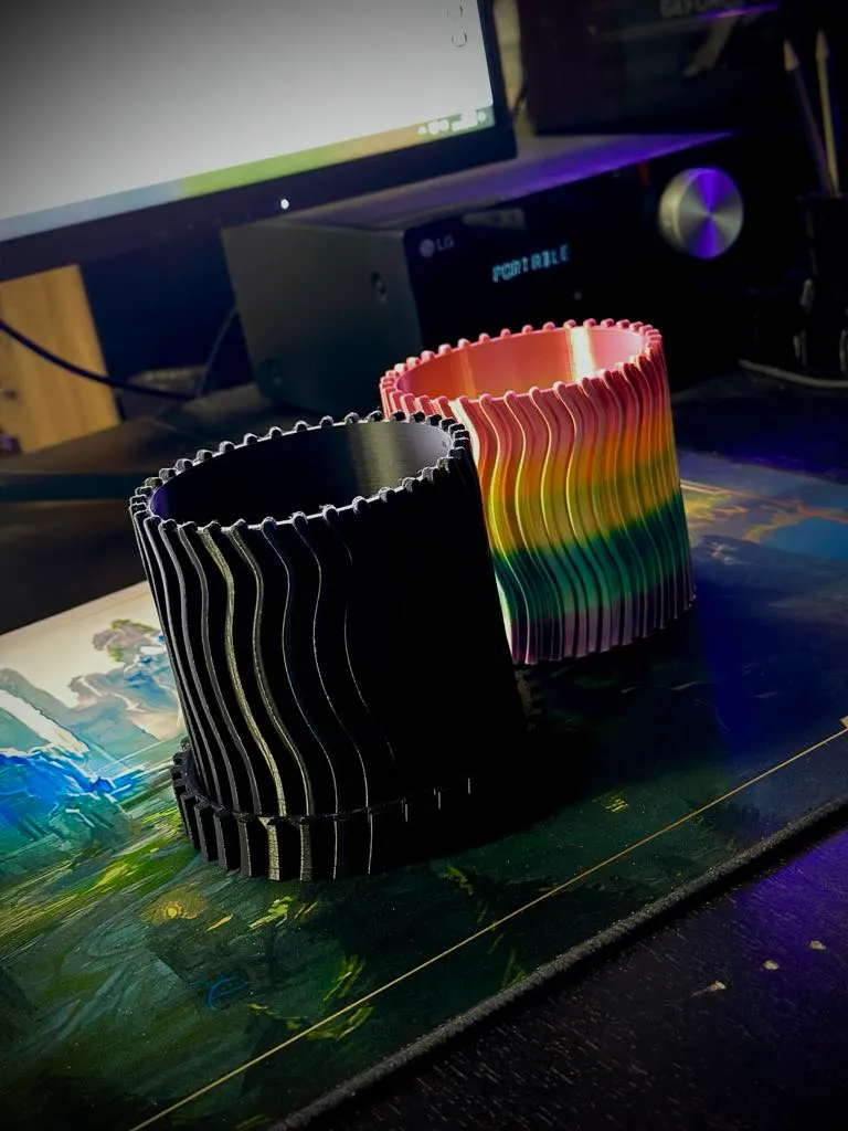 3D Printer Files | 3MF File | Fancy Flower Pot With Tray V2 UPDATED ...