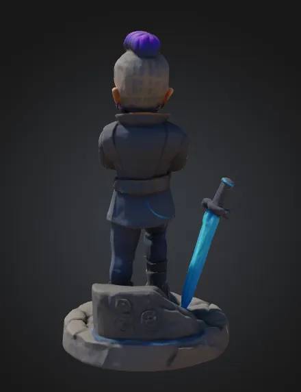 Characters & Creatures STL Download - Anime style - obsidian series ...