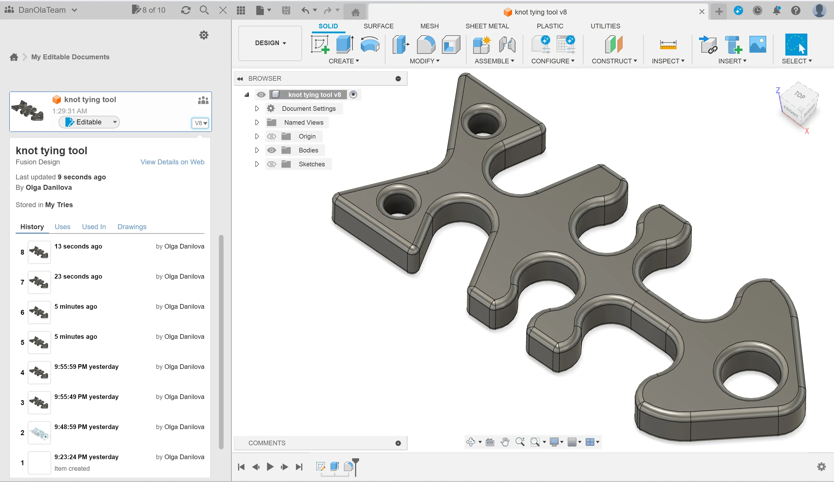 3D Printer Files | 3MF File | Knot tying tool | Creality Cloud