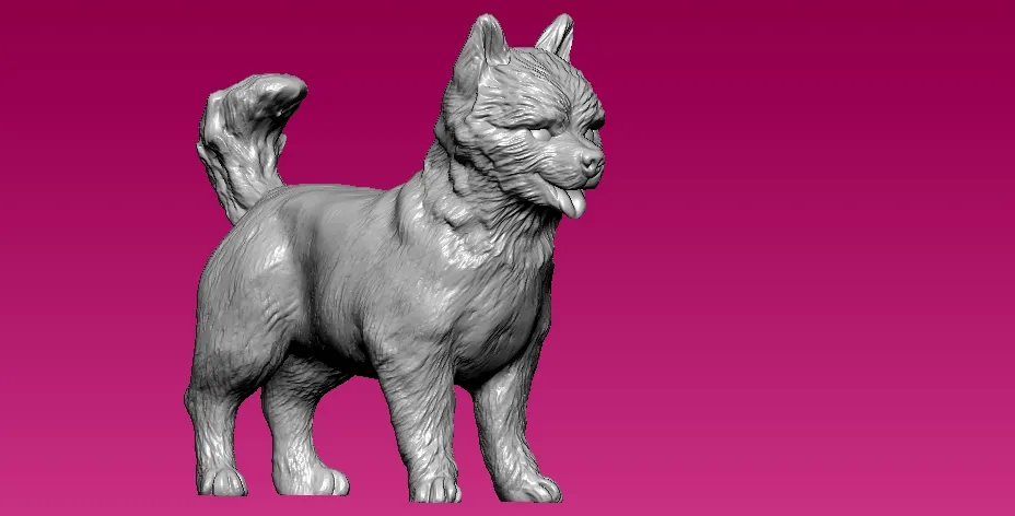 Tsuki Dog model - 3D print | 3D models download | Creality Cloud