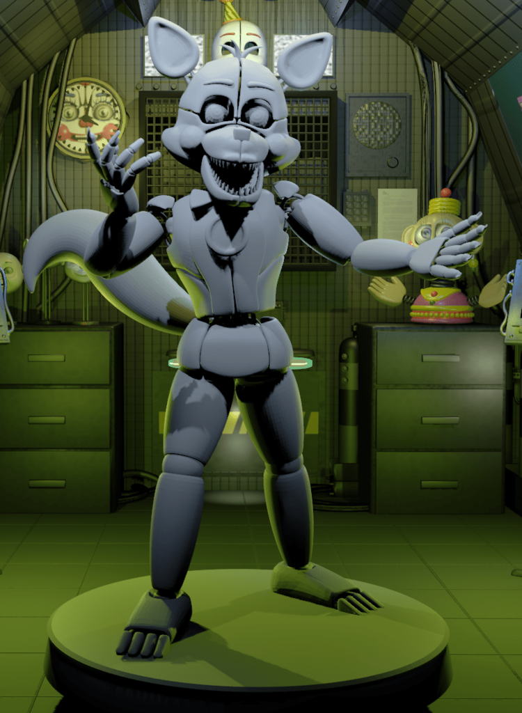 Funtime foxy. | 3D models download | Creality Cloud