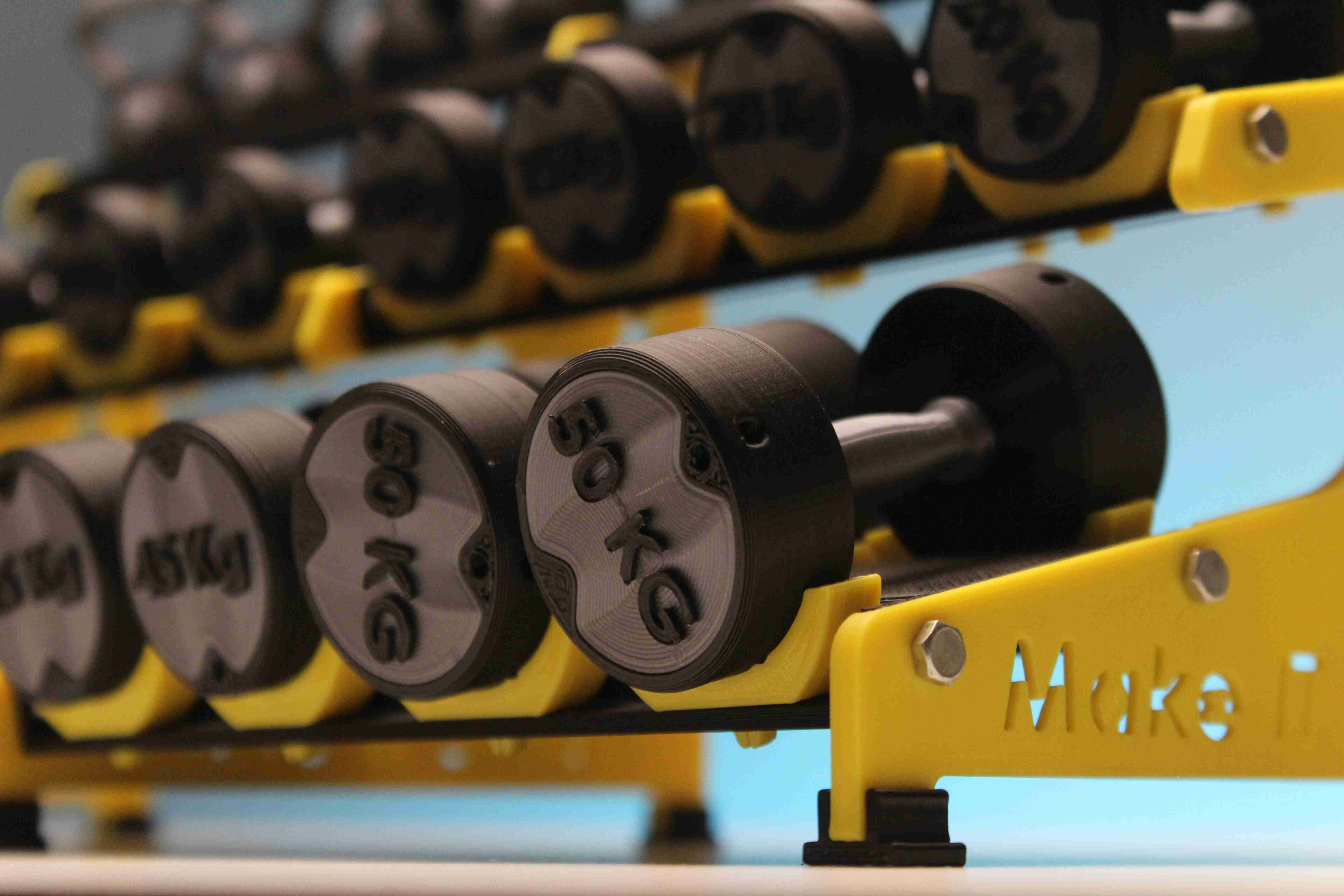 MINI DUMBBELL RACK buy 1 model & get 24 free model easy to p | 3D ...