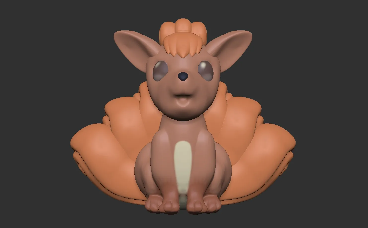 3D Printer Files | 3MF File | Vulpix from Pokemon | Creality Cloud