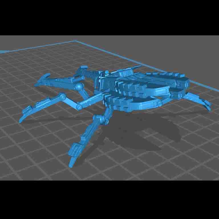 Robot Spider - sci-fi science fiction future 40k scenery | 3D models ...