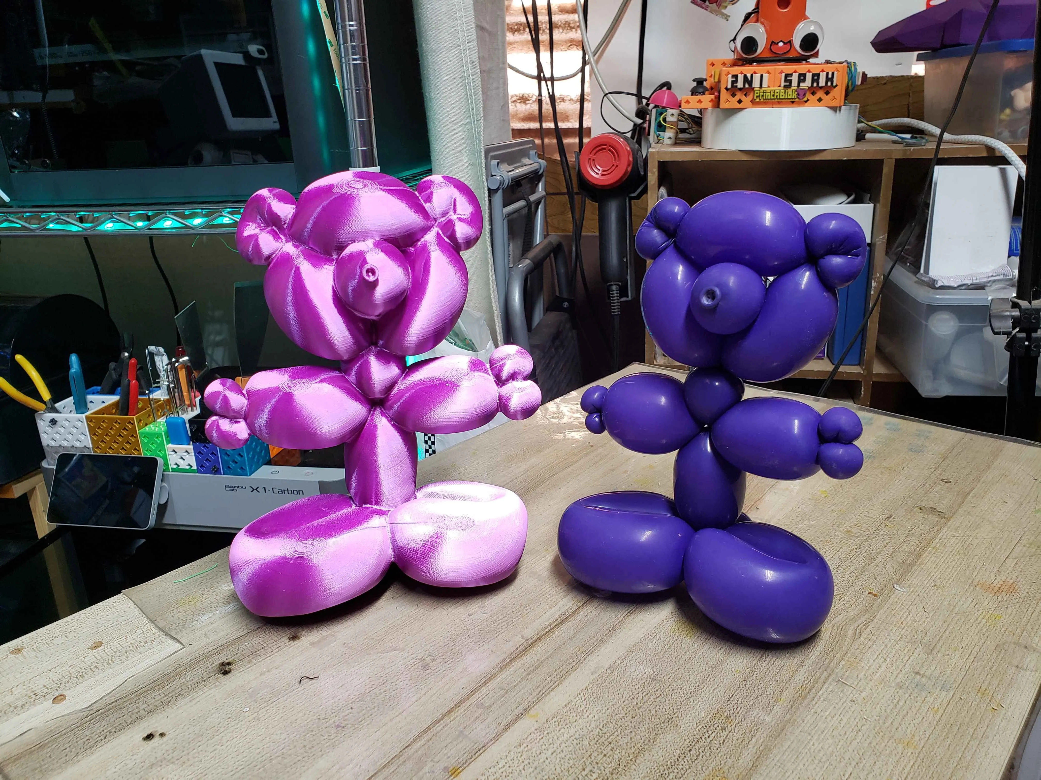Free Sculptures & Artworks STL Download - Balloon Animal Bearby ...