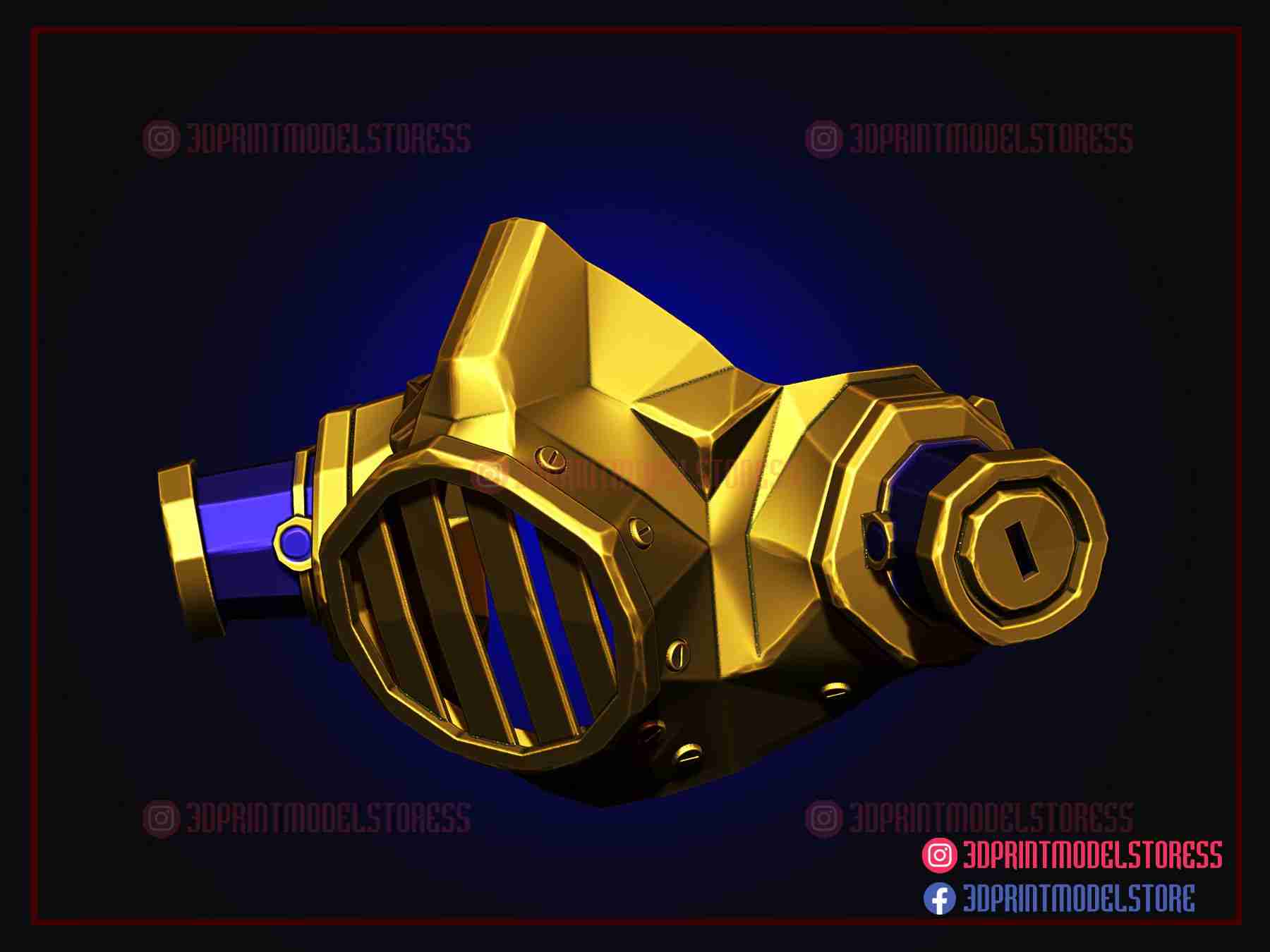 ENFORCER MASK - LEAGUE OF LEGENDS ARCANE COSPLAY MASK | 3D-Modelle ...