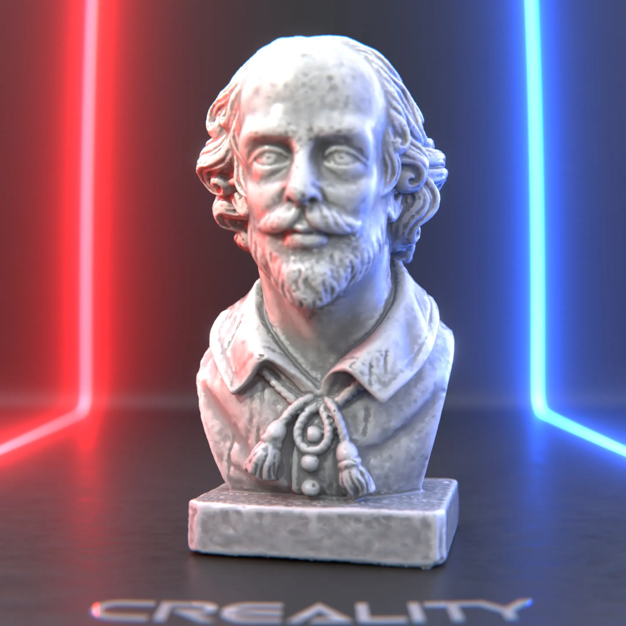 3D Printer Files | 3MF File | Shakespeare Bust | Creality Cloud