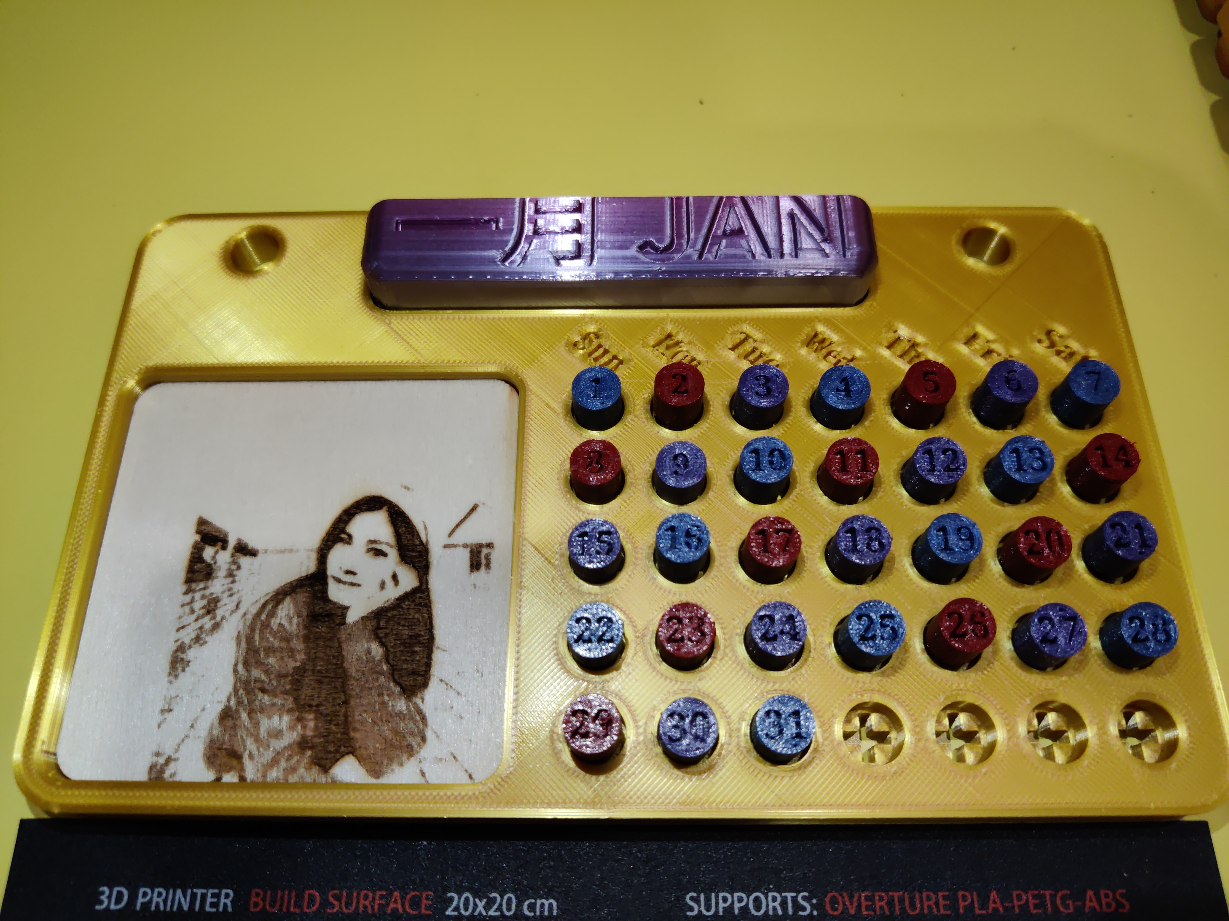 Modular Calendar | 3D models download | Creality Cloud