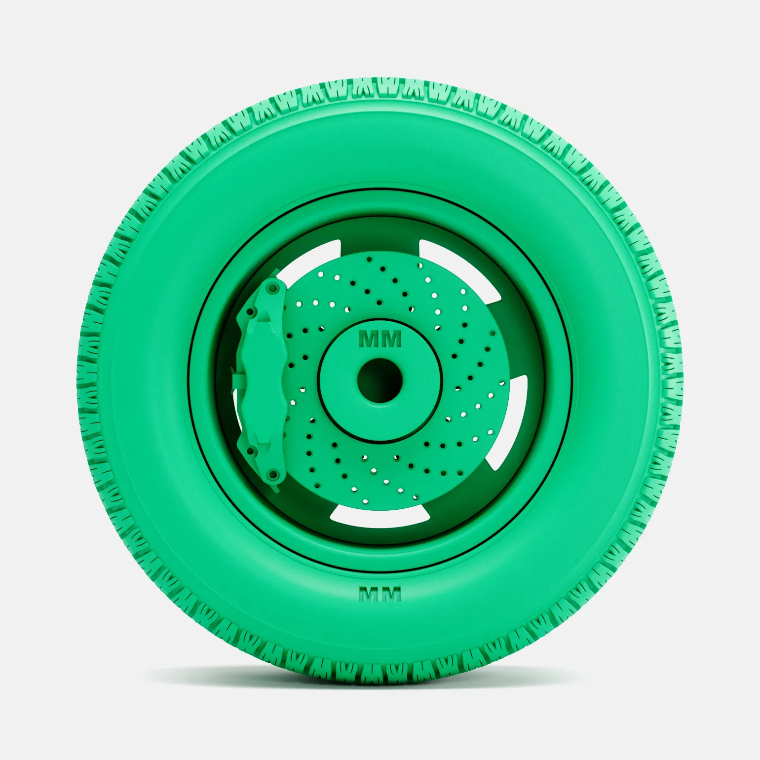 1/24 Scale, 15x6 Daisy Wheel, BFGoodrich Radial T/A Tire | 3D models ...