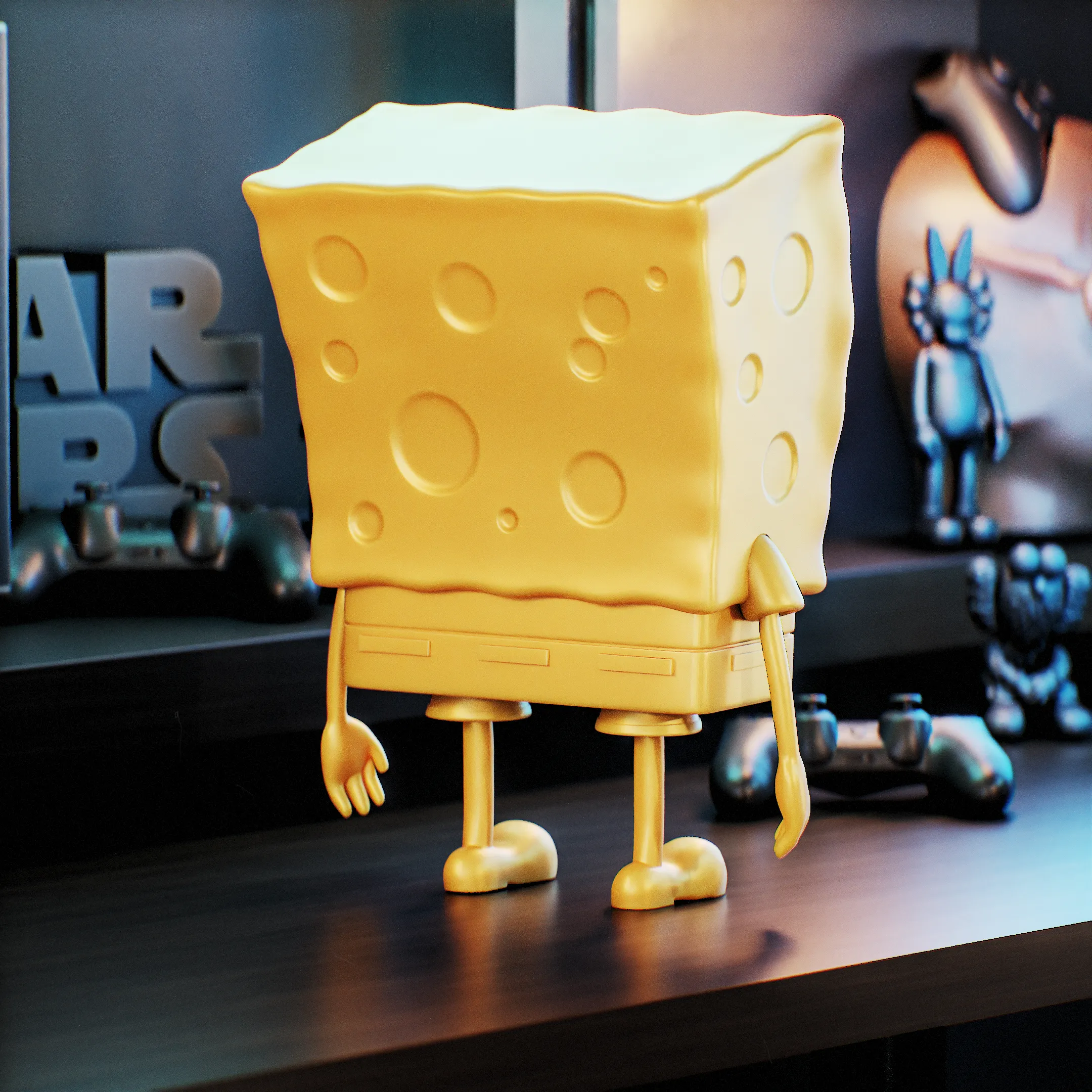 Characters & Creatures STL Download - Sponge Bob - Bob Esponjaby ...