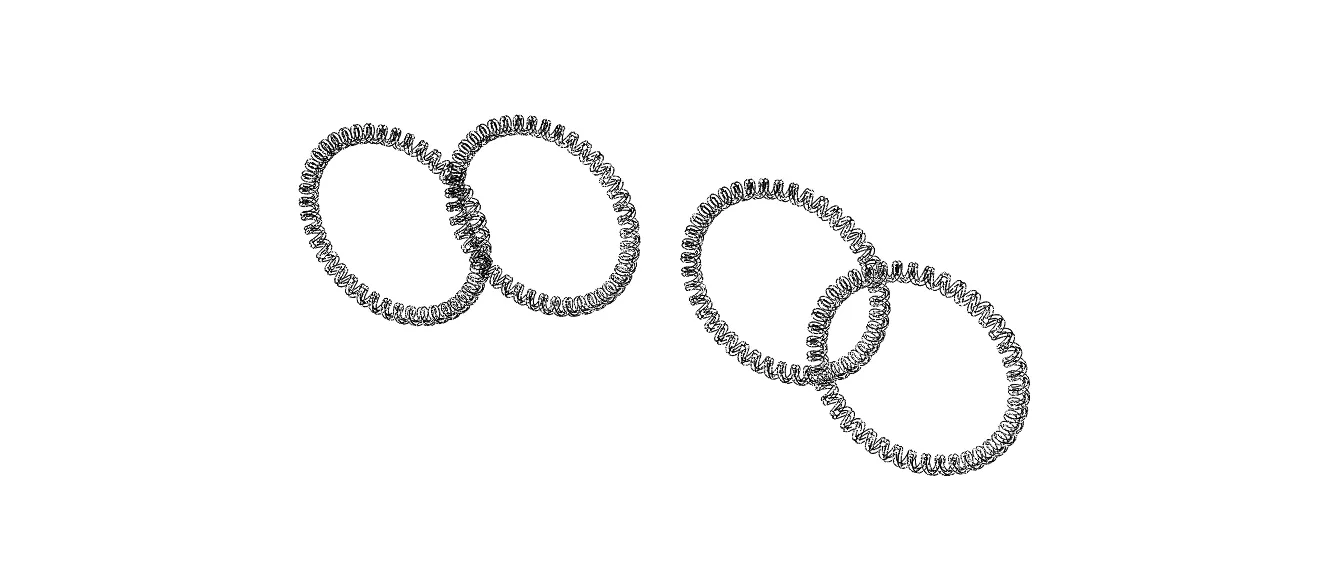 Jewelry & Accessories STL Download - Elastic Coil Plastic Wristbandsby ...