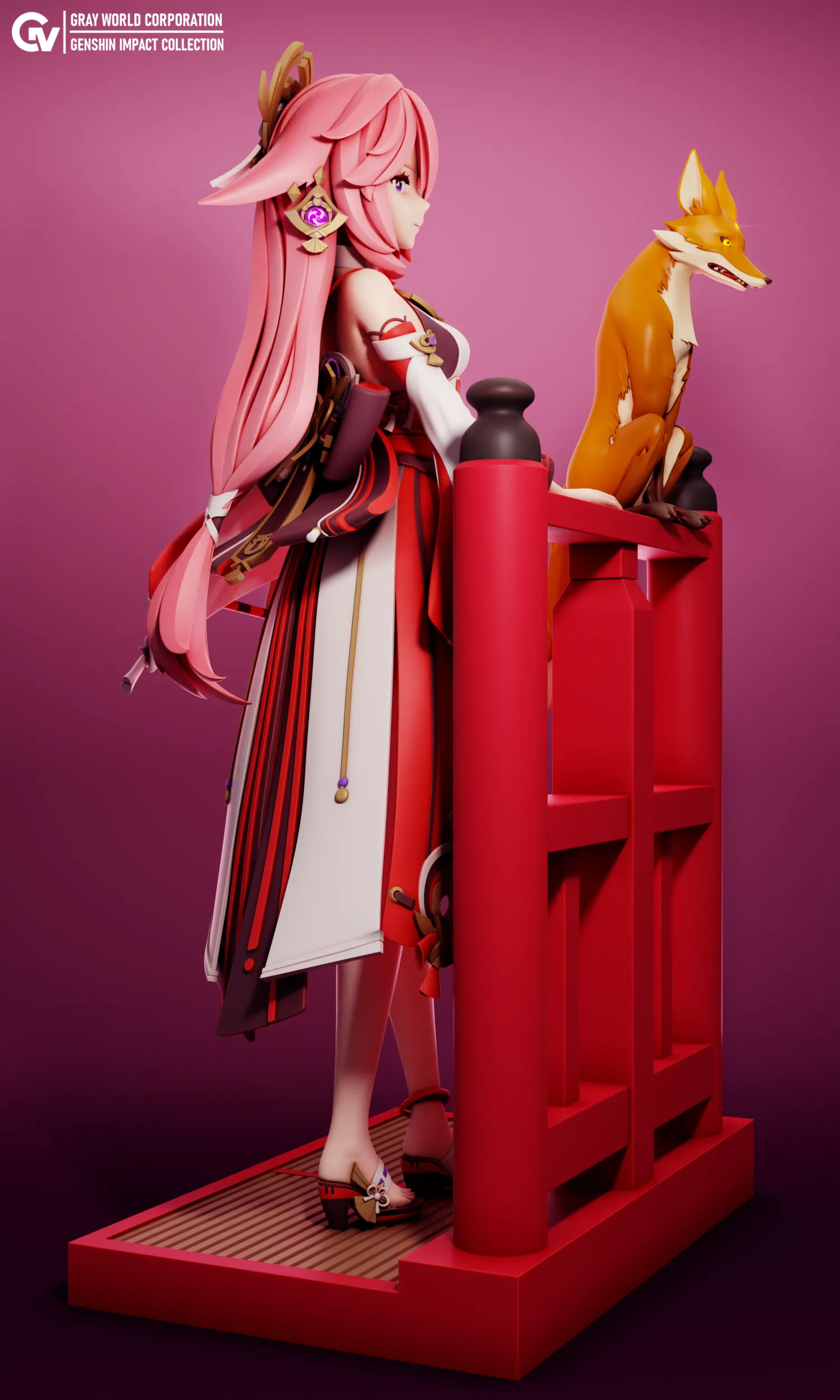 Yae Miko | Genshin Impact | 3D models download | Creality Cloud