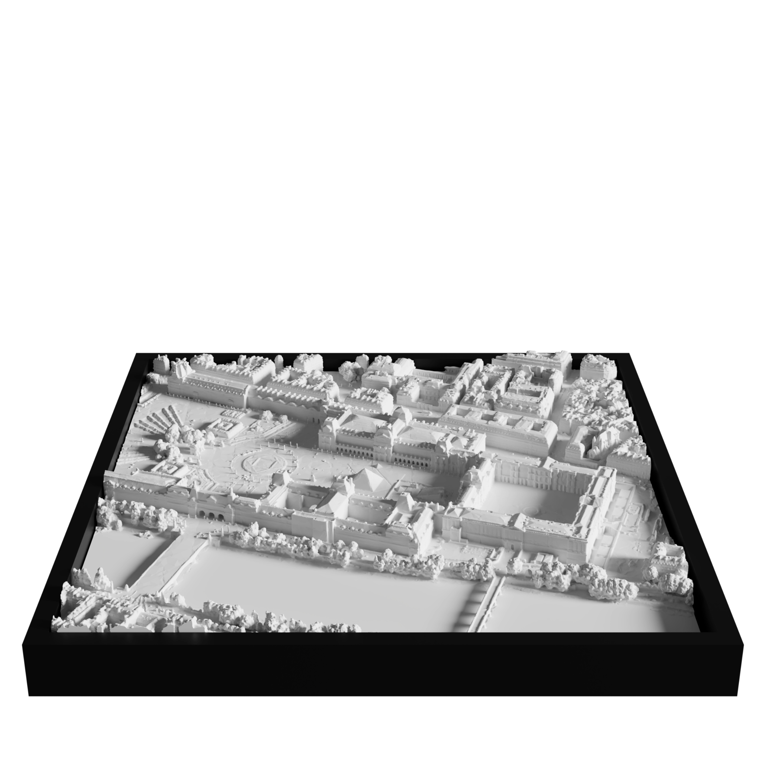 3d Model of Louvre, Paris | 3D models download | Creality Cloud