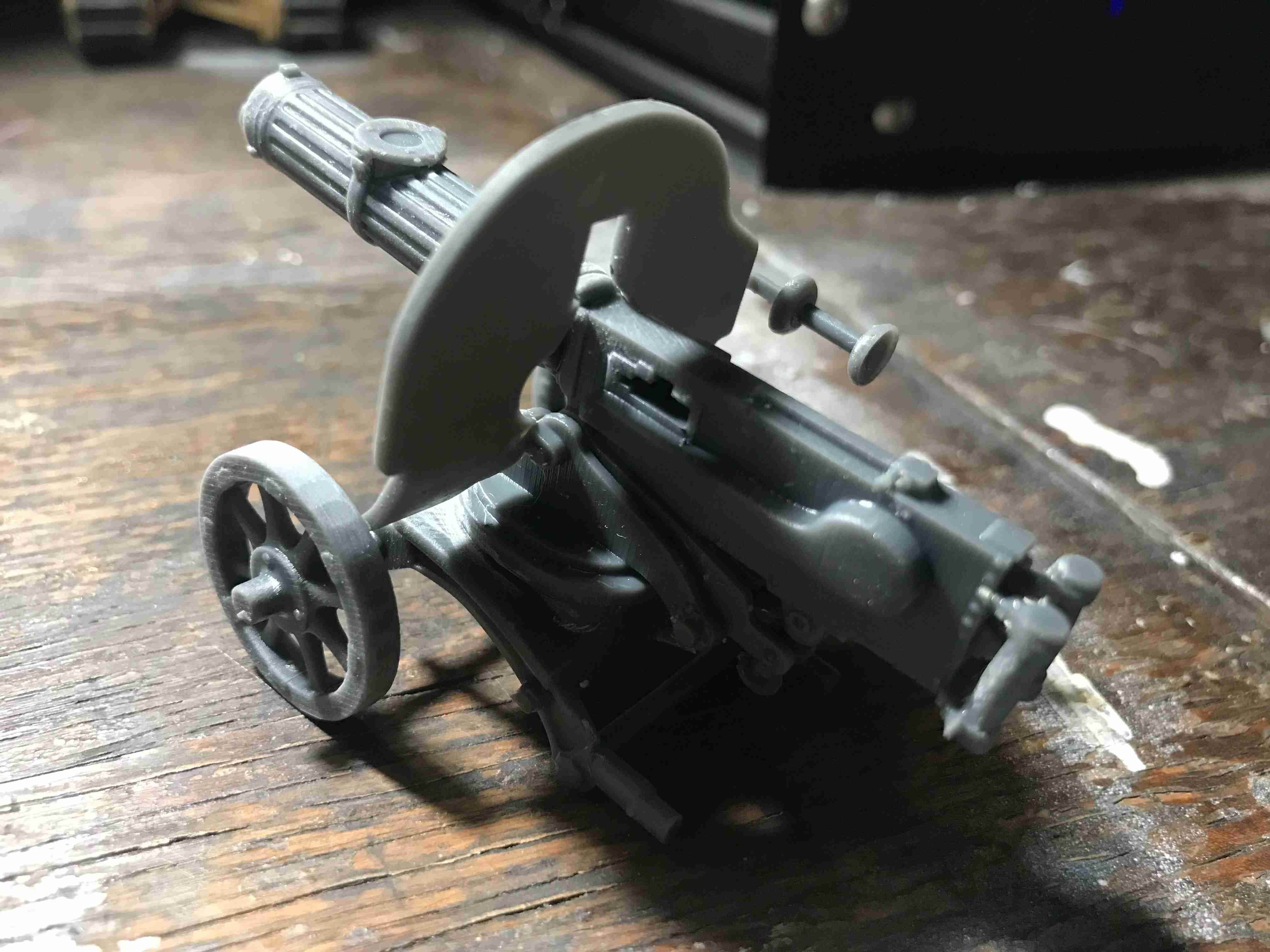 Maxim Machine Gun 54mm | 3D models download | Creality Cloud