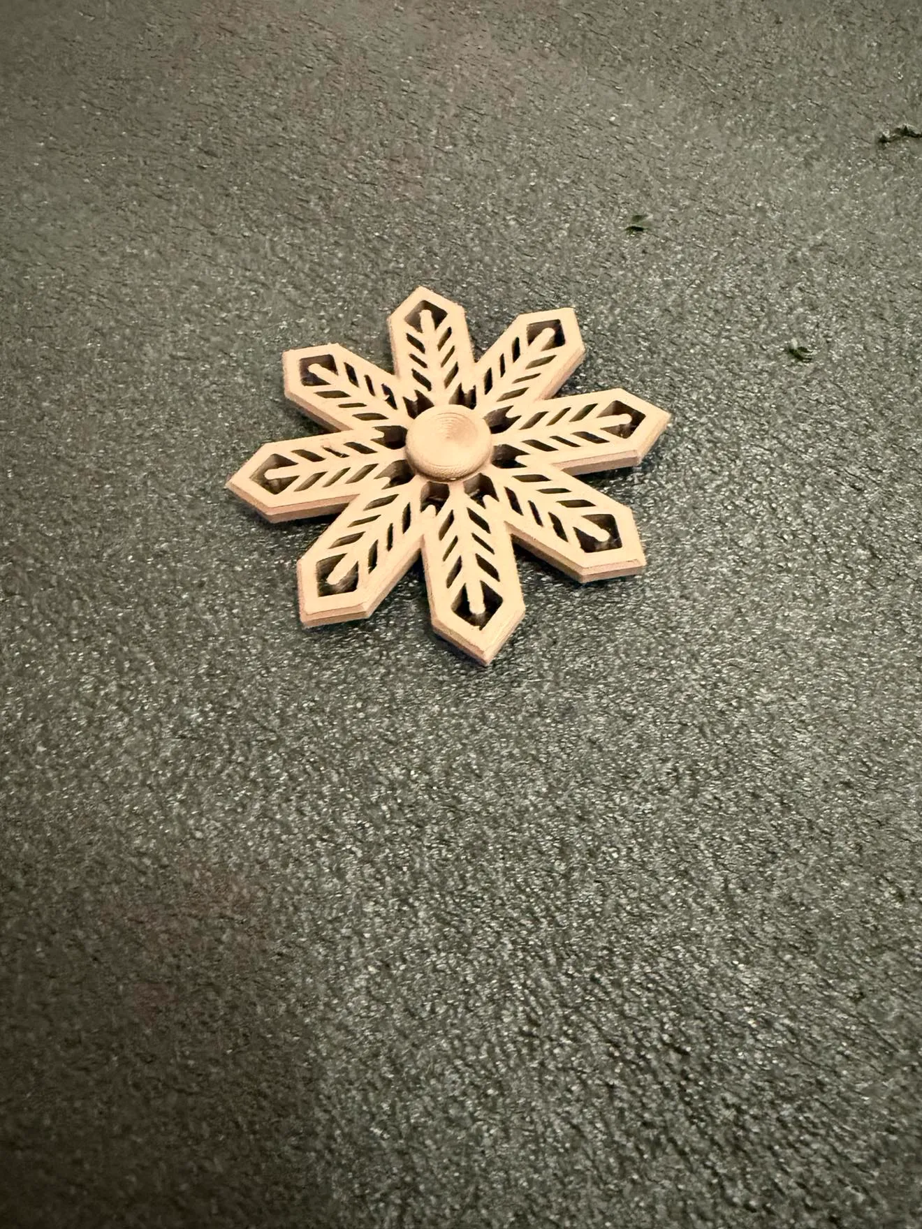 3D Printer Files | 3MF File | Snowflake fidget spinner | Creality Cloud