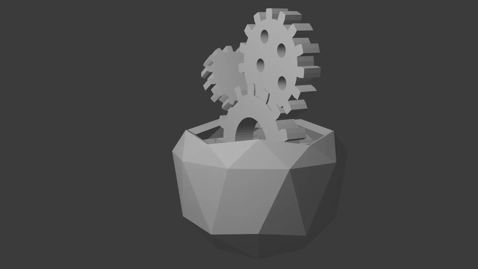 Free Digital Art STL Download - Gear flowerby Bateonn