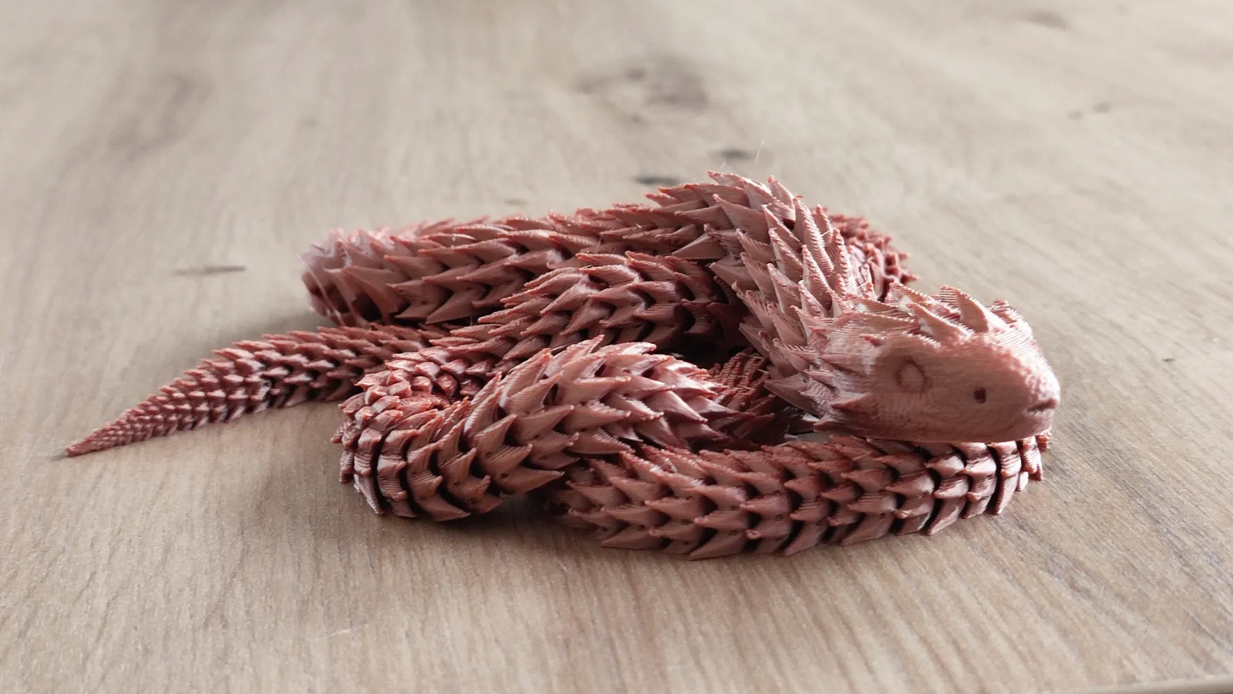 3D Printer Files | 3MF File | Ultra articulated Snake - Print in place ...