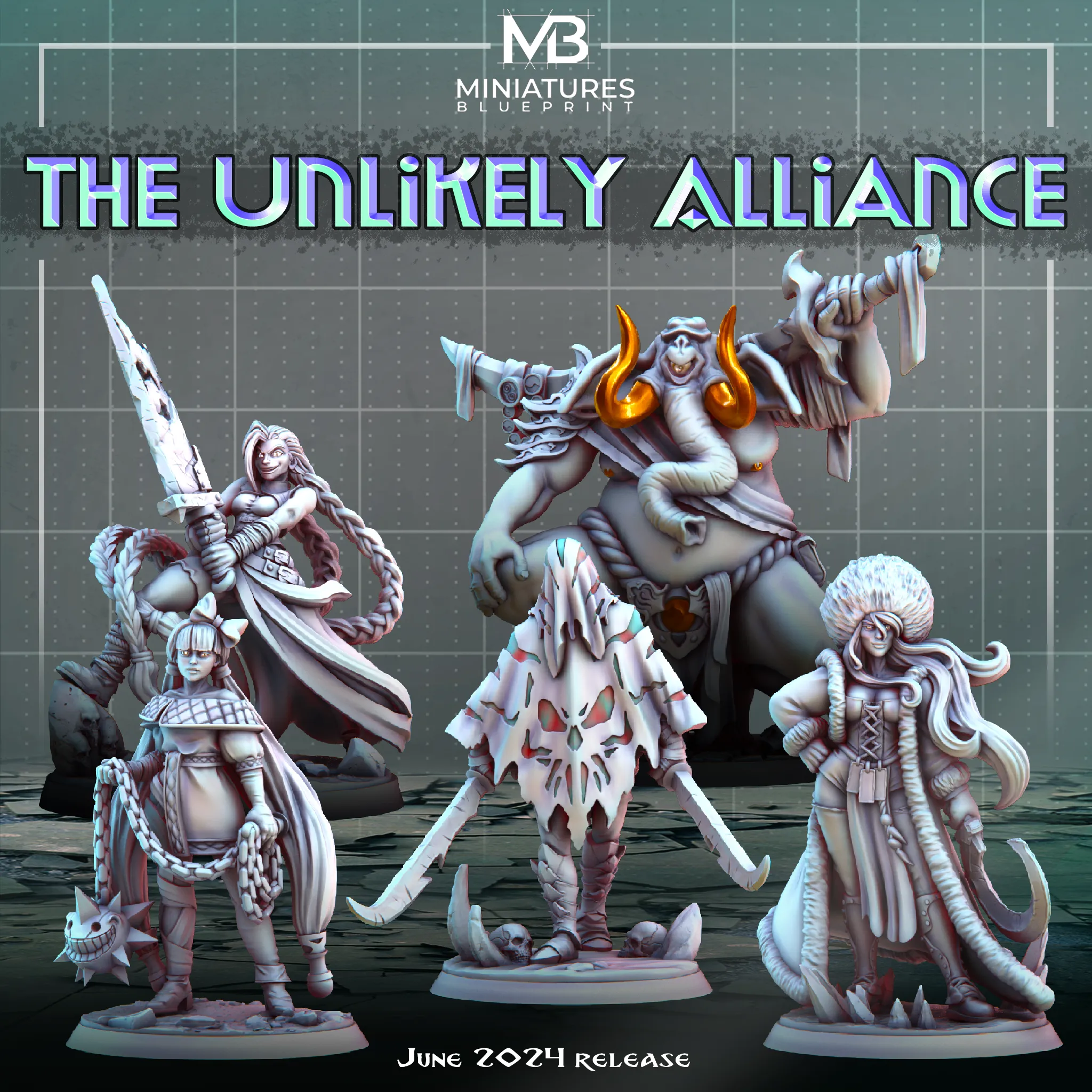 Other STL Download - Unlikely Alliance - HUGE PACKby Miniatures Blueprint