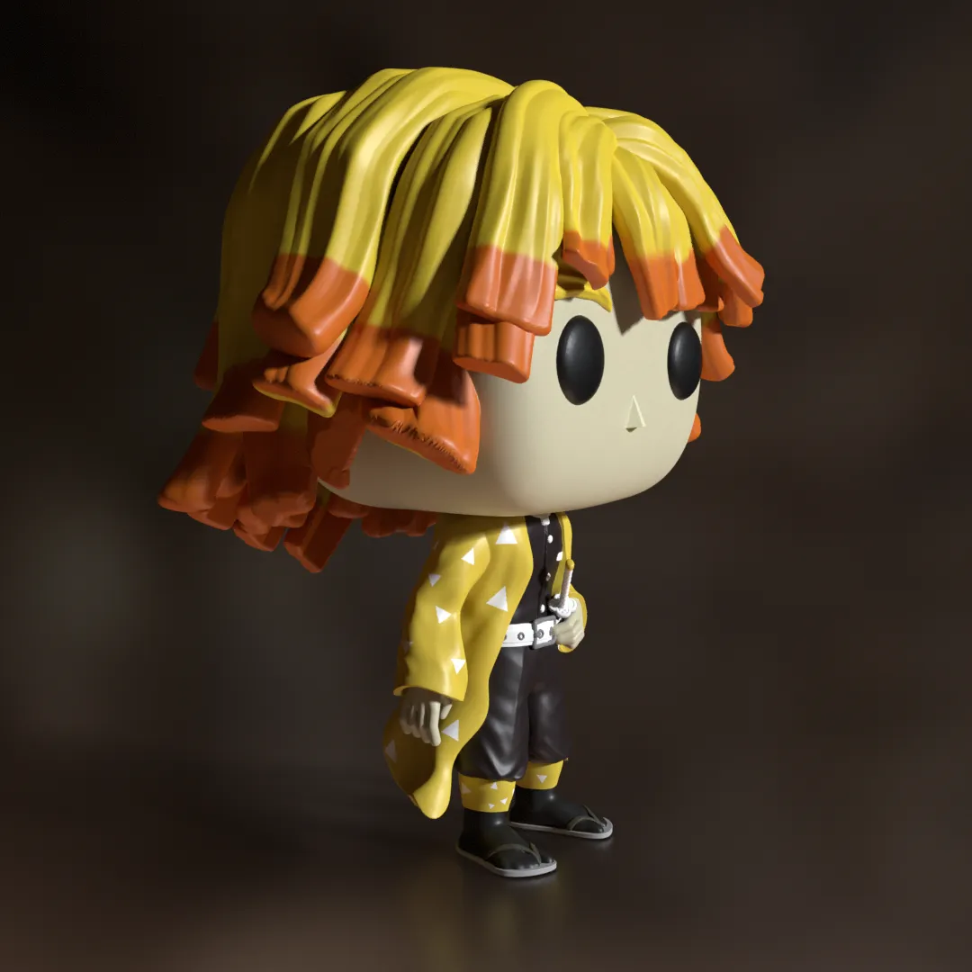 ZENITSU - DEMON SLAYER | 3D models download | Creality Cloud