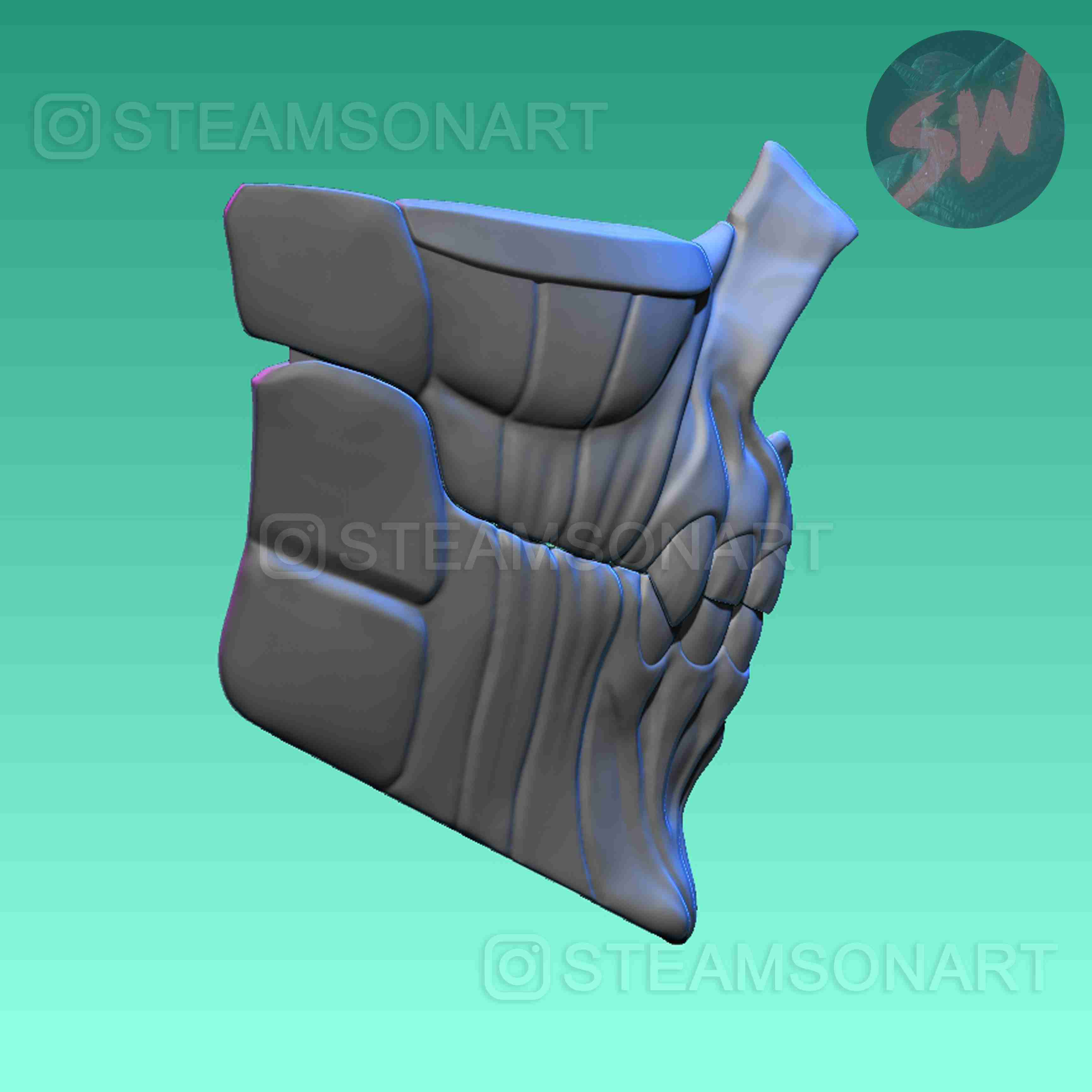 BLEACH Szayelaporro (Octava 8th Espada) Articulated Mask | 3D models ...