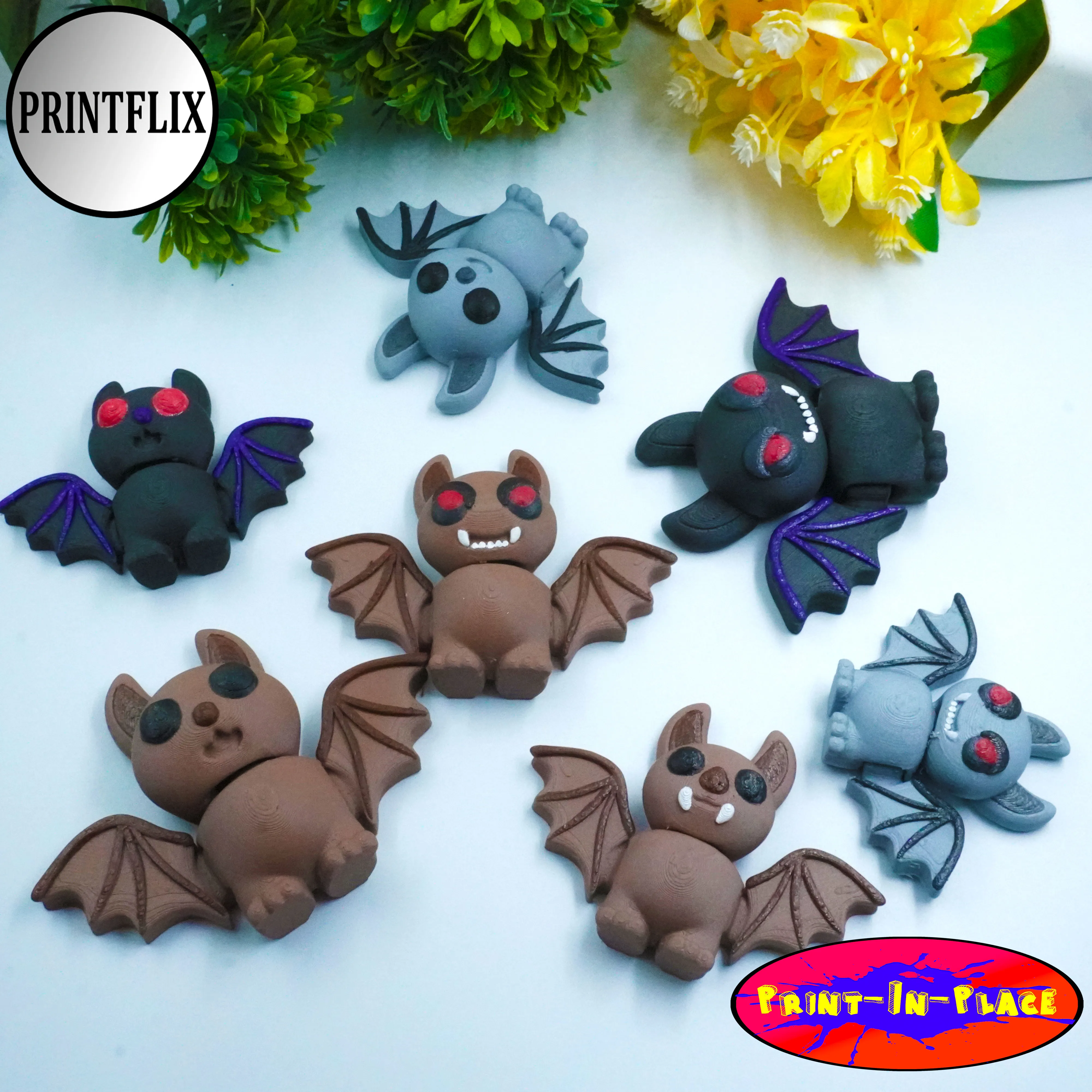 Other STL Download - CUTE FLEXI TINY BATby PRINTFLIX