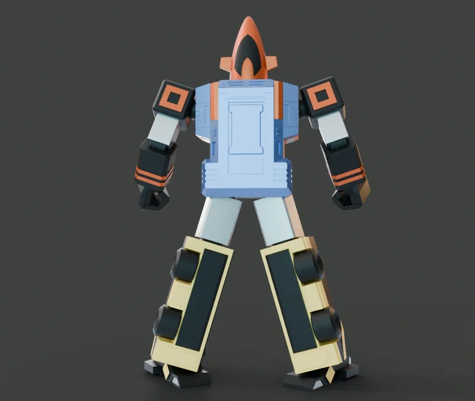 Characters & Creatures STL Download - Super Sentai Goggle V Robo Statue ...