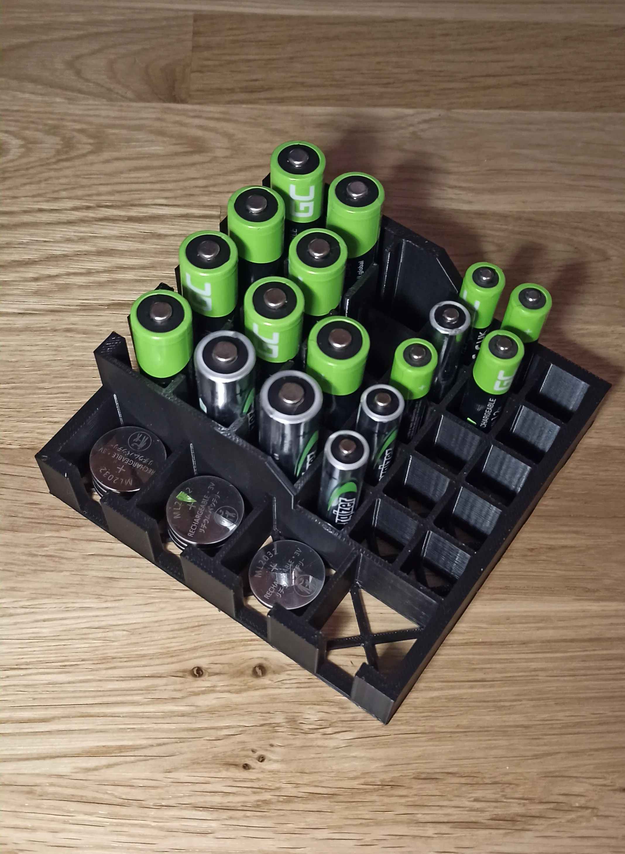 3D Printer Files | 3MF File | Multi-Battery Storage Container for AA ...