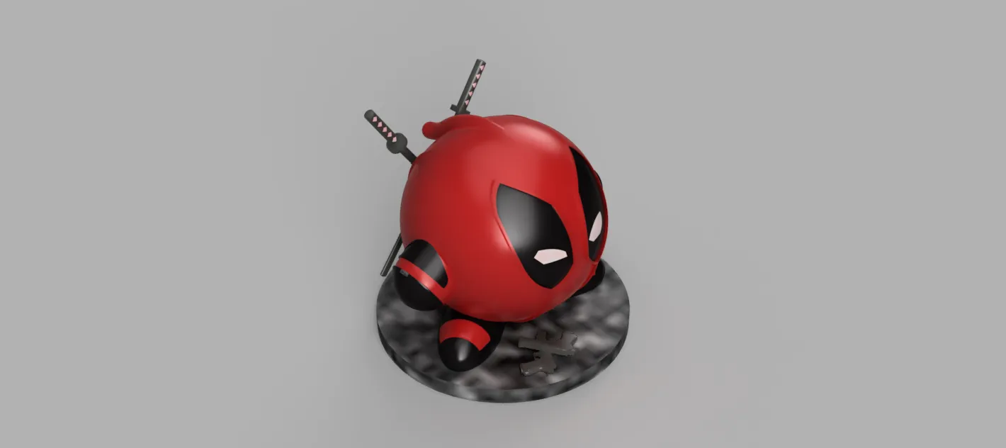 Other STL Download - Kirby Copy Marvel Comics Deadpool (Wade Wilson)by ...